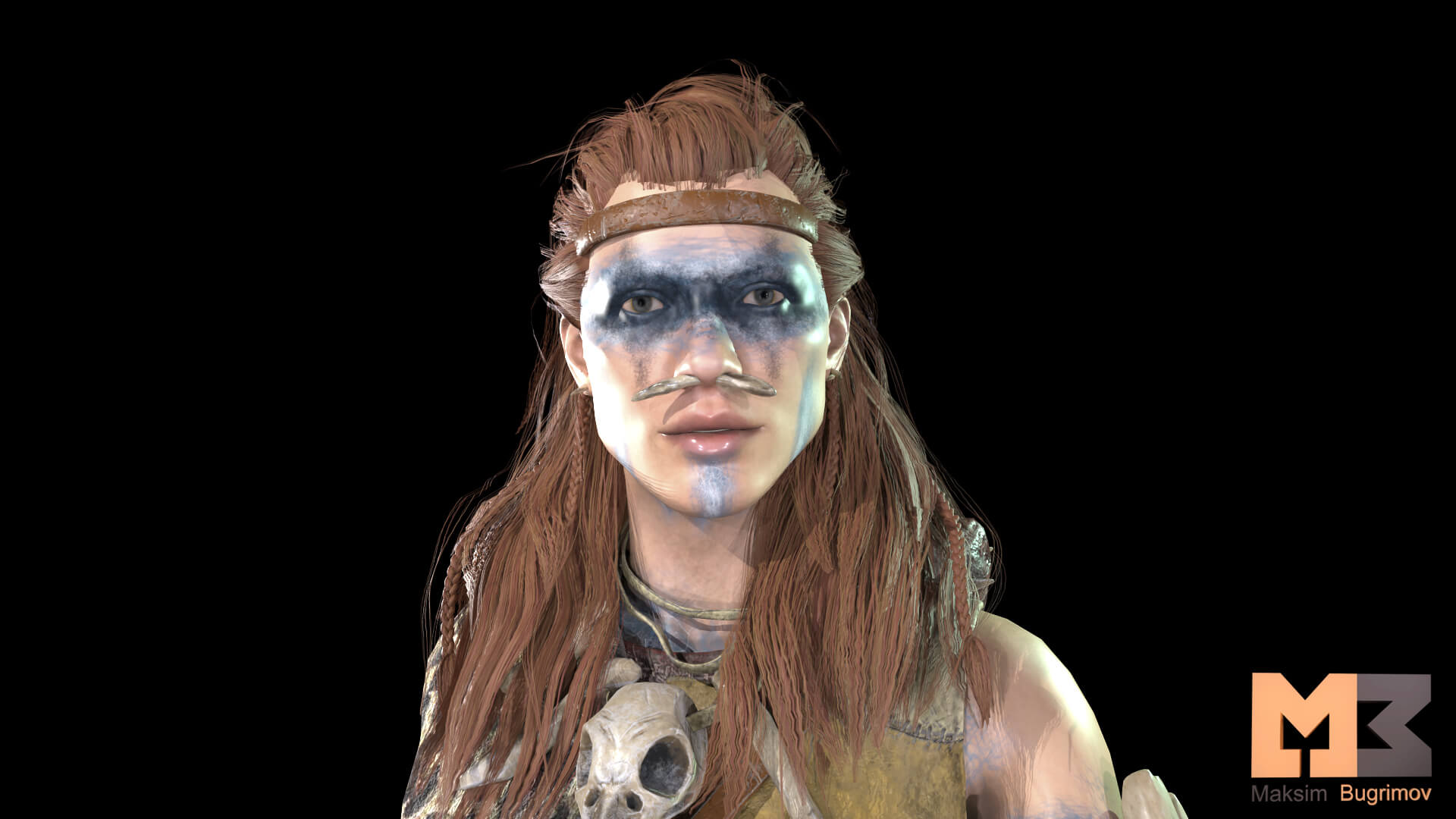 Primitive Character 02 - 3D Model by Maksim_Bugrimov