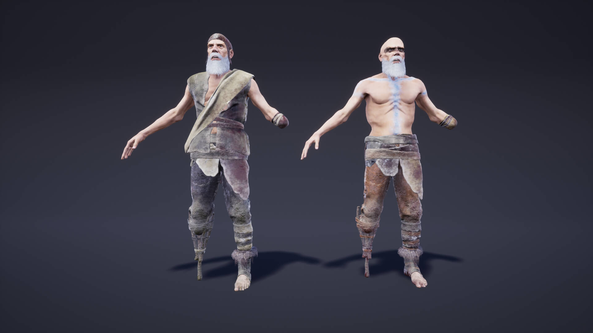 Primitive Character 03 - 3D Model by Maksim_Bugrimov
