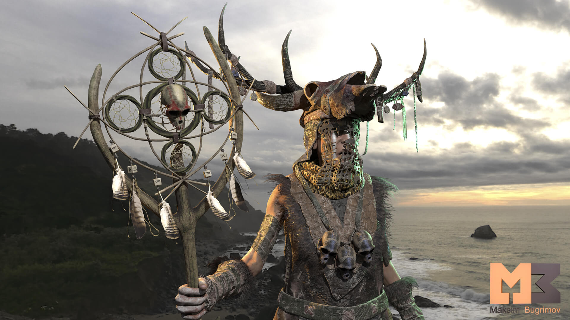 Primitive Character 04 - Free 3D Model by Maksim_Bugrimov