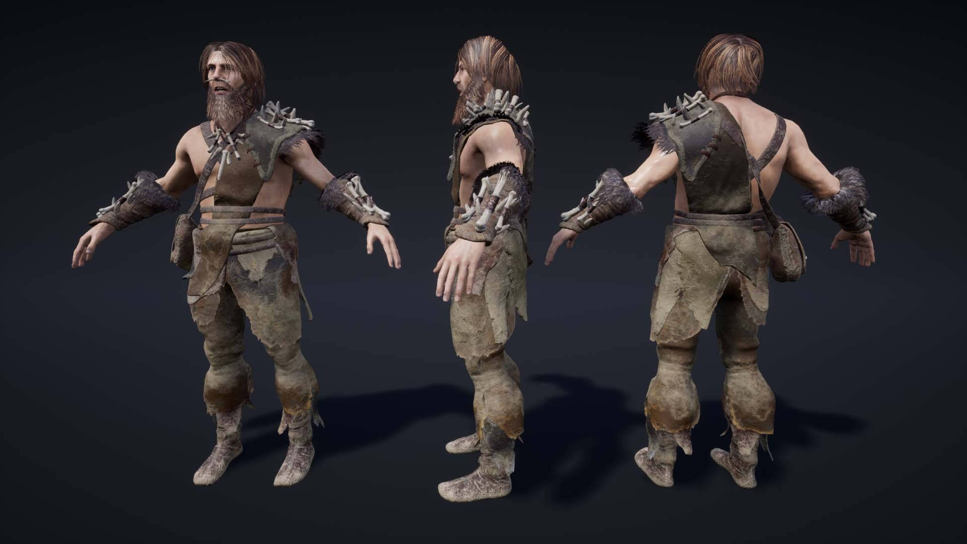 Primitive Characters Pack - 3D Model by Maksim_Bugrimov