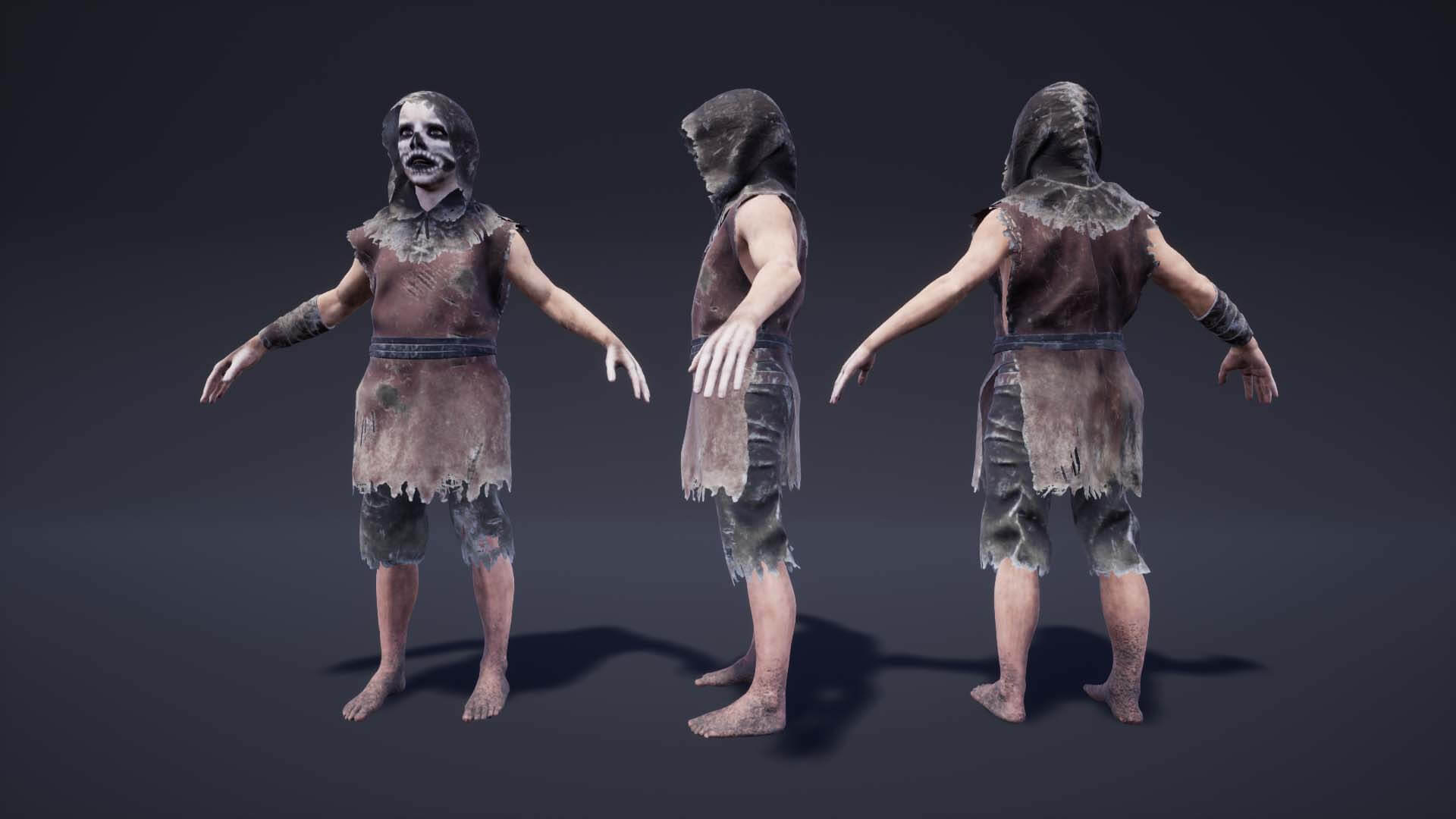 Primitive Characters Pack - 3D Model by Maksim_Bugrimov