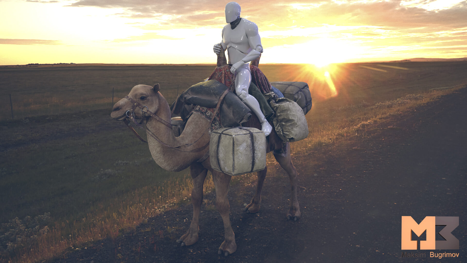 RPG Fantasy Camel - 3D Model by Maksim_Bugrimov