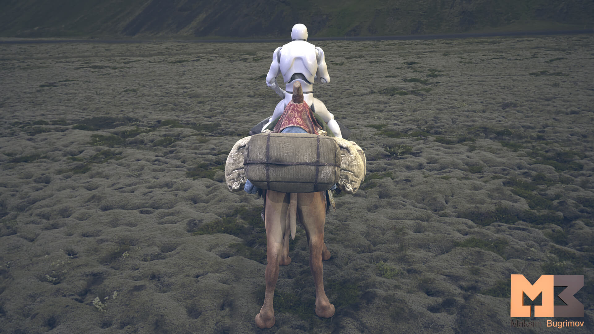 RPG Fantasy Camel - 3D Model by Maksim_Bugrimov