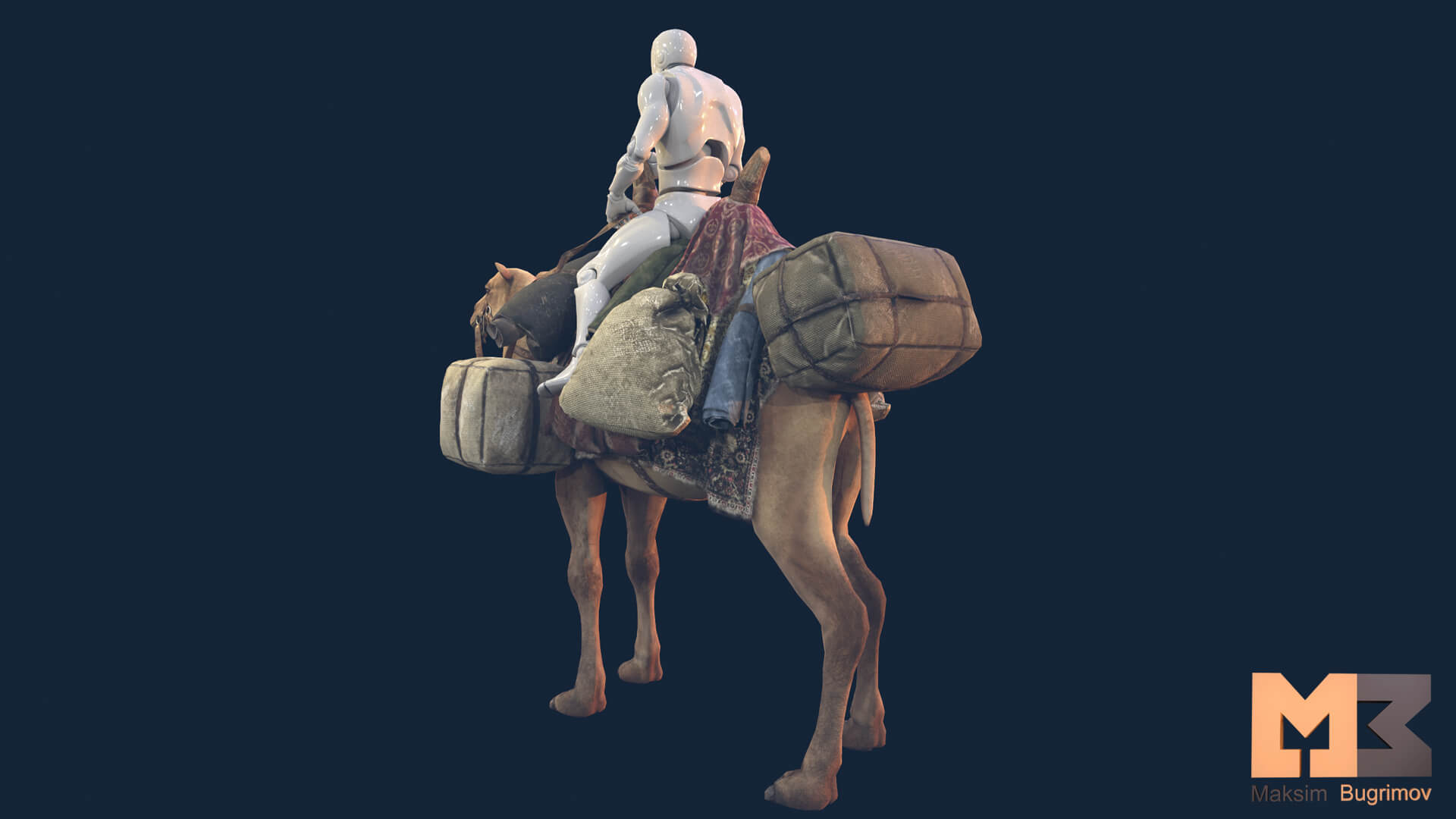 RPG Fantasy Camel - 3D Model by Maksim_Bugrimov