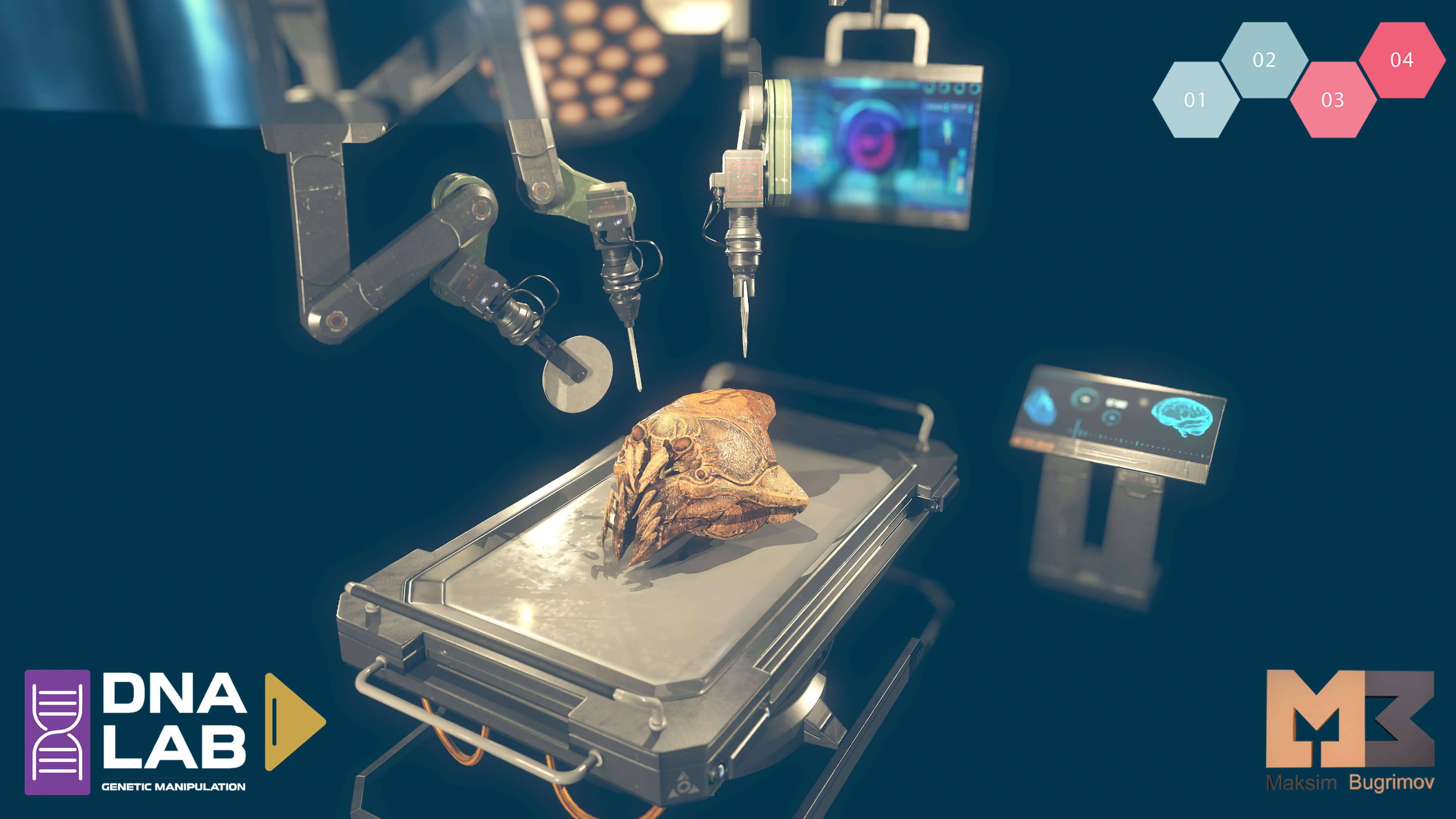 Sci-Fi Experimental 3D Model by Maksim_Bugrimov