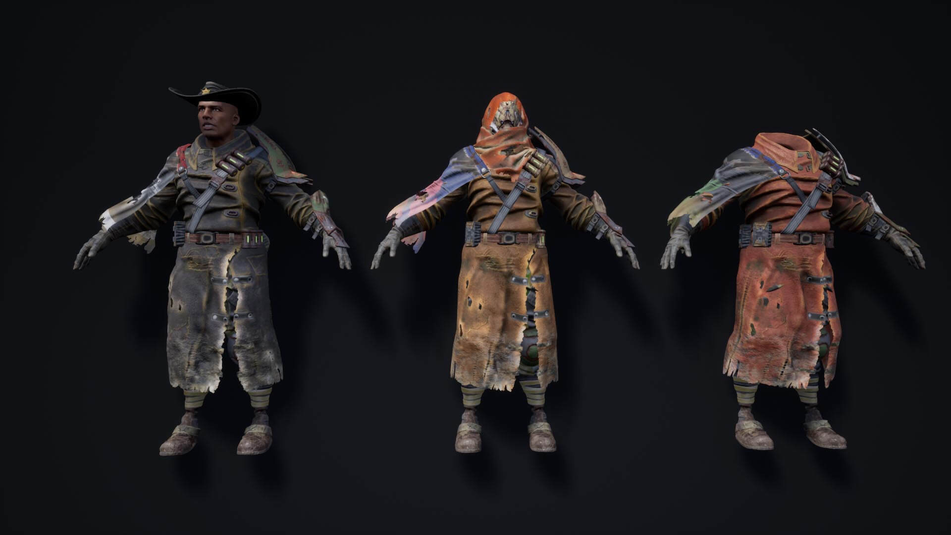 Sci-Fi Mercenaries Pack 3D Model by Maksim_Bugrimov