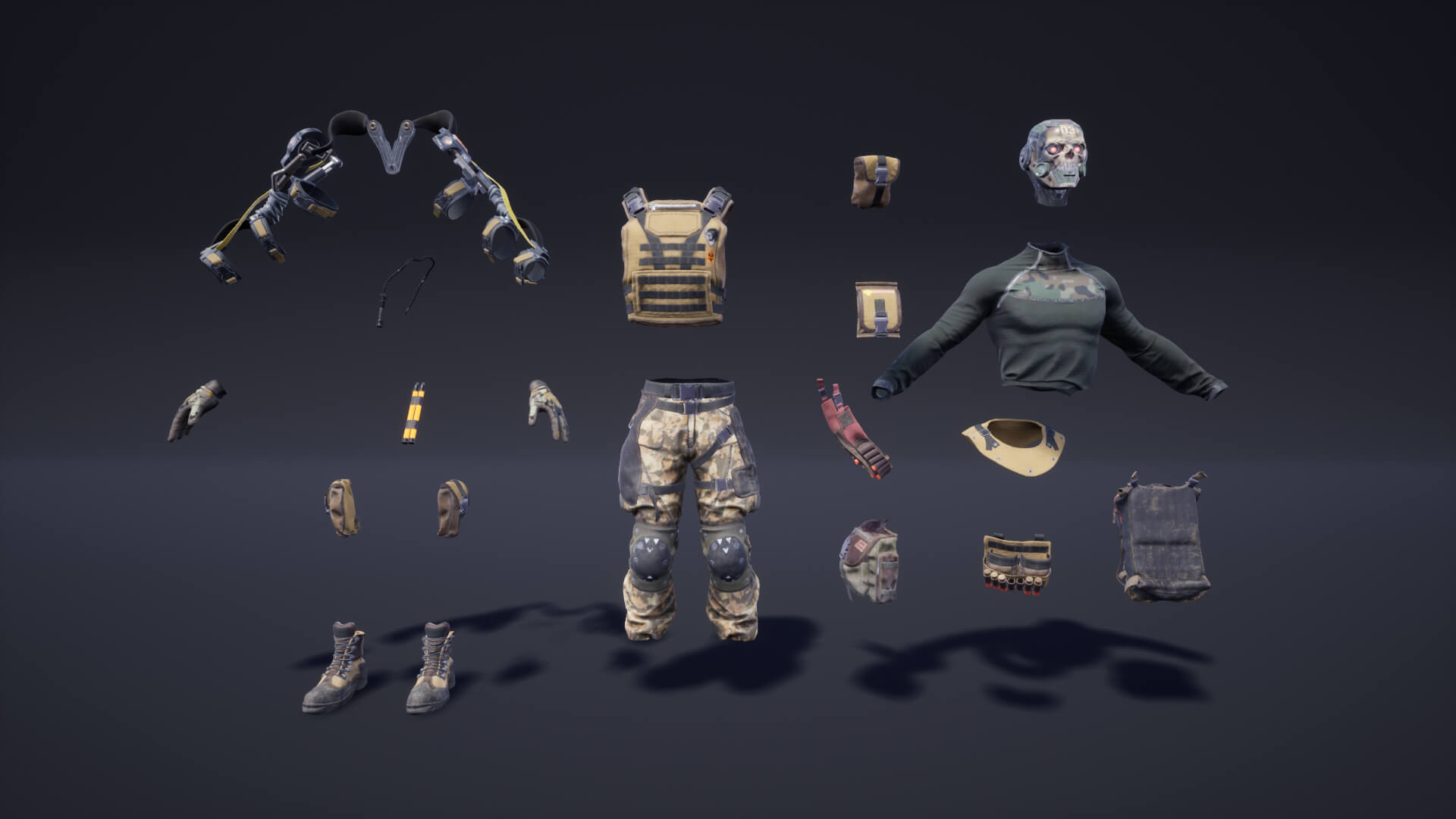 Soldier Future 01 3d Model By Maksim Bugrimov