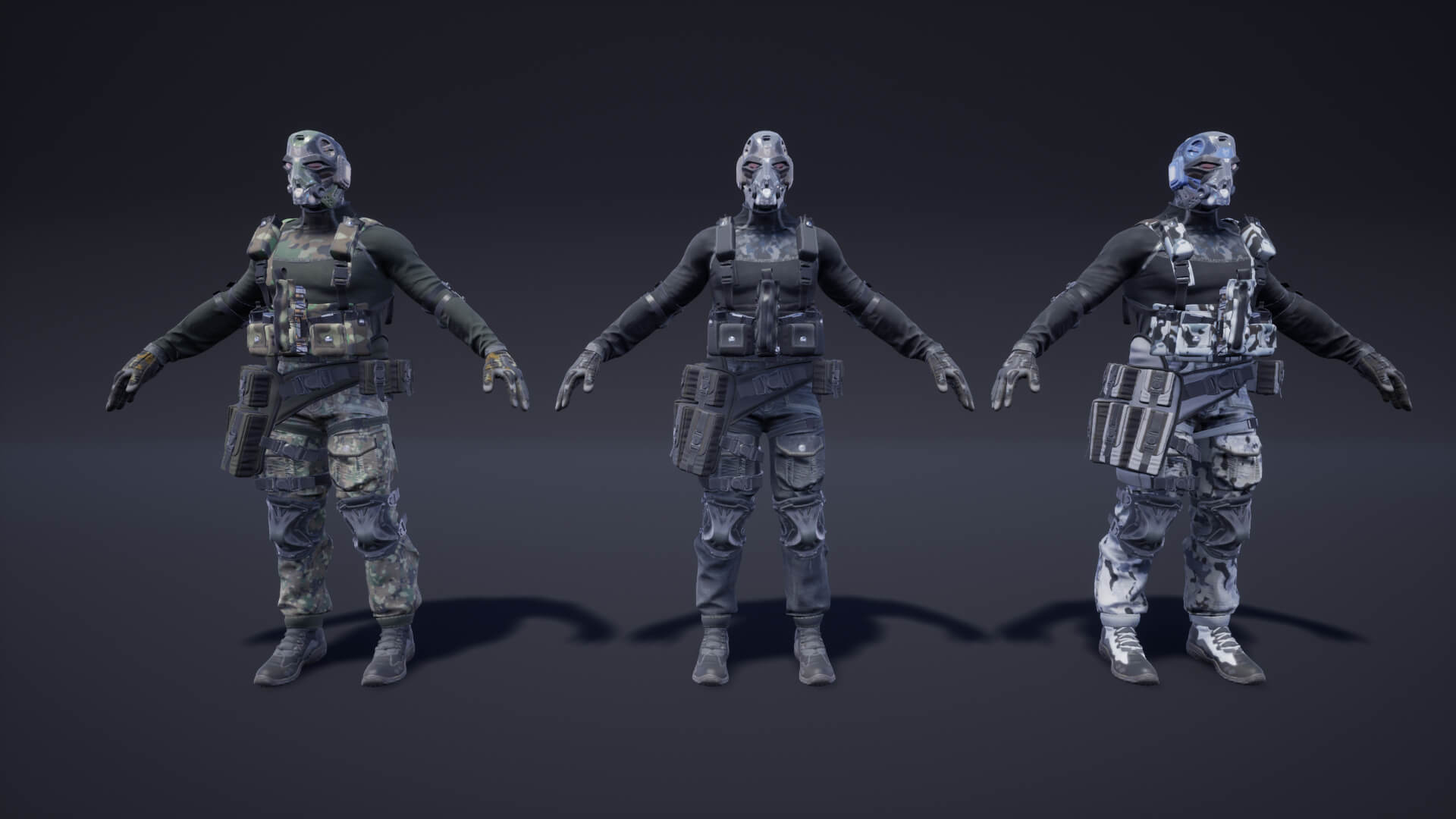Soldier Future 02 - 3D Model by Maksim_Bugrimov