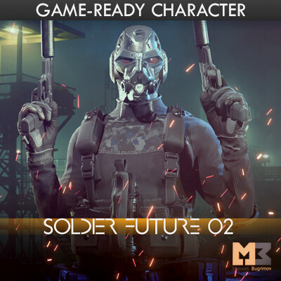 Soldier Future 02 3d Model By Maksim Bugrimov