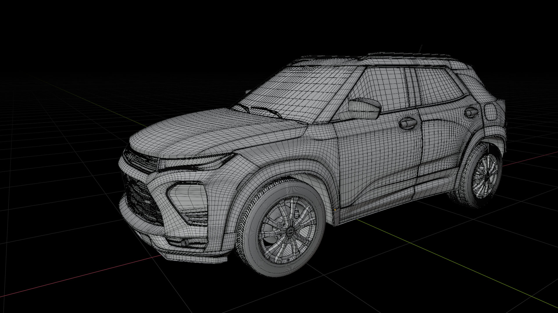 3D Car Model by Malchevsky