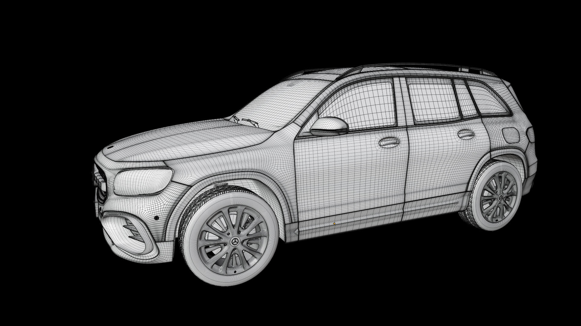 Mercedes-Benz GLB Car 3D Model by Malchevsky