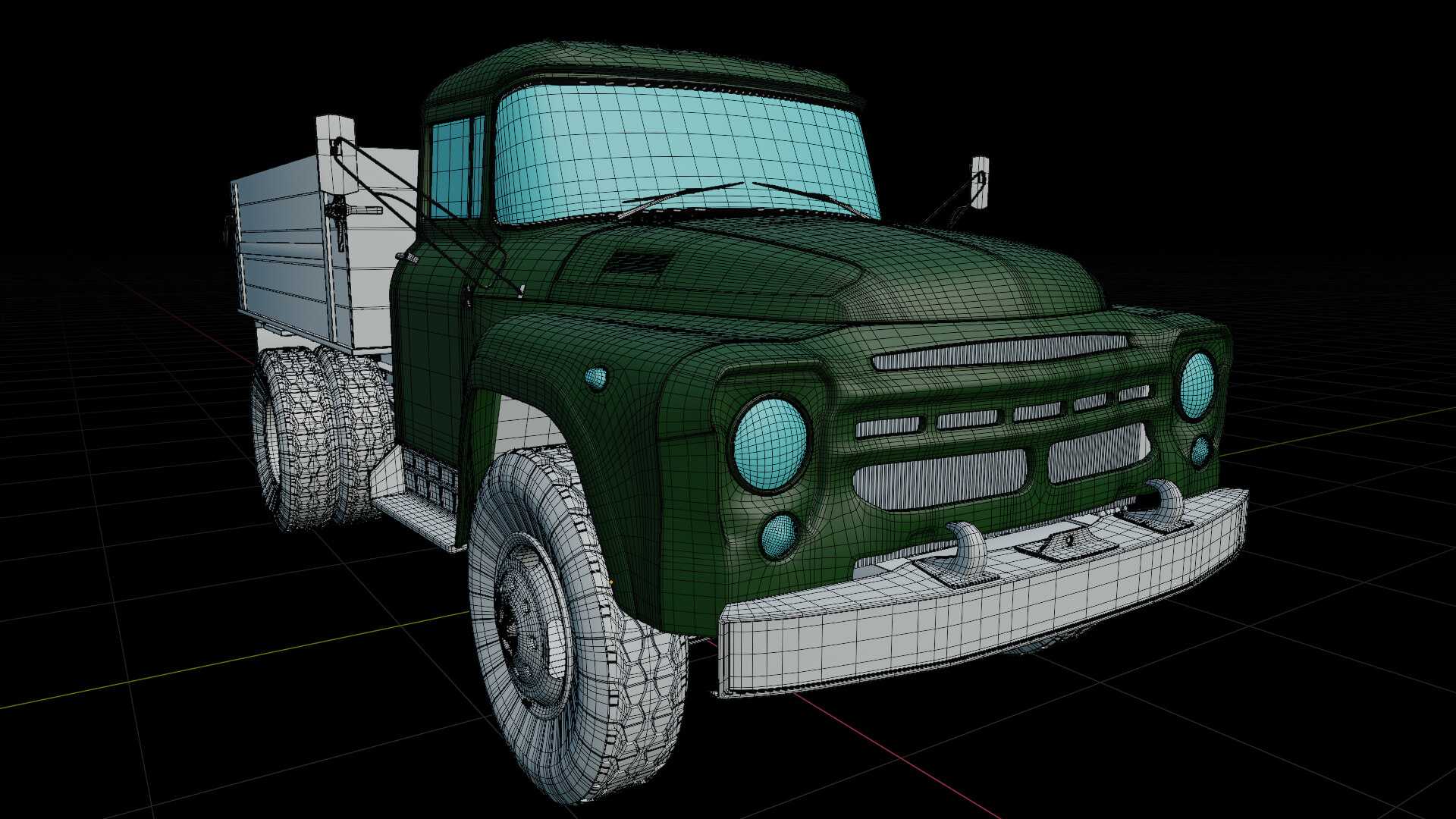 ZiL 130 Truck - 3D Model by Malchevsky