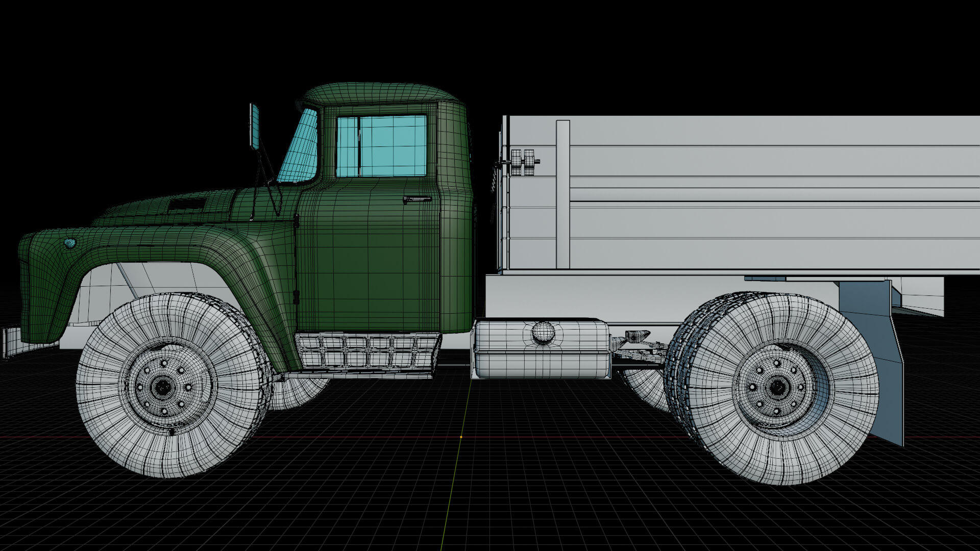 ZiL 130 Truck - 3D Model by Malchevsky