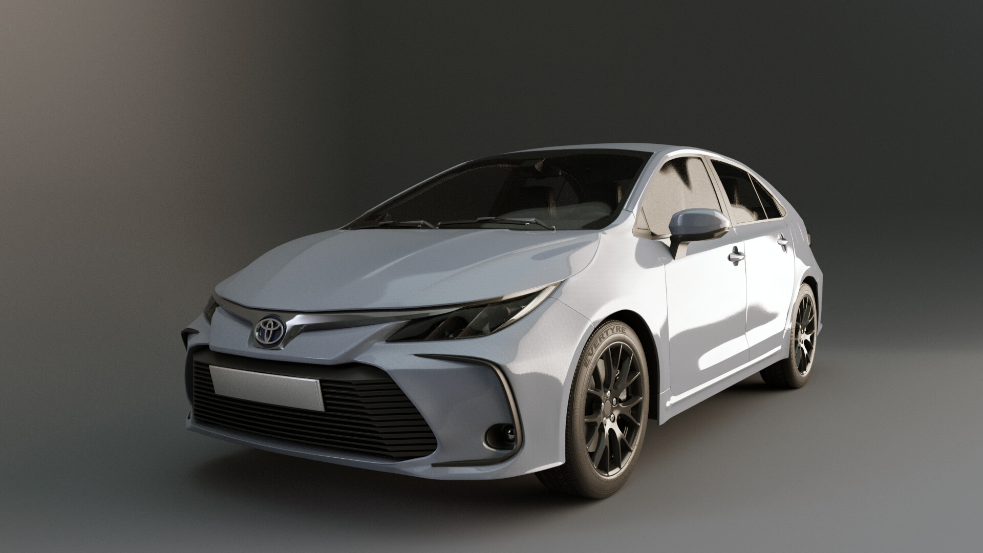 Toyota Corolla Hybrid Car - 3D Model by Malchevsky