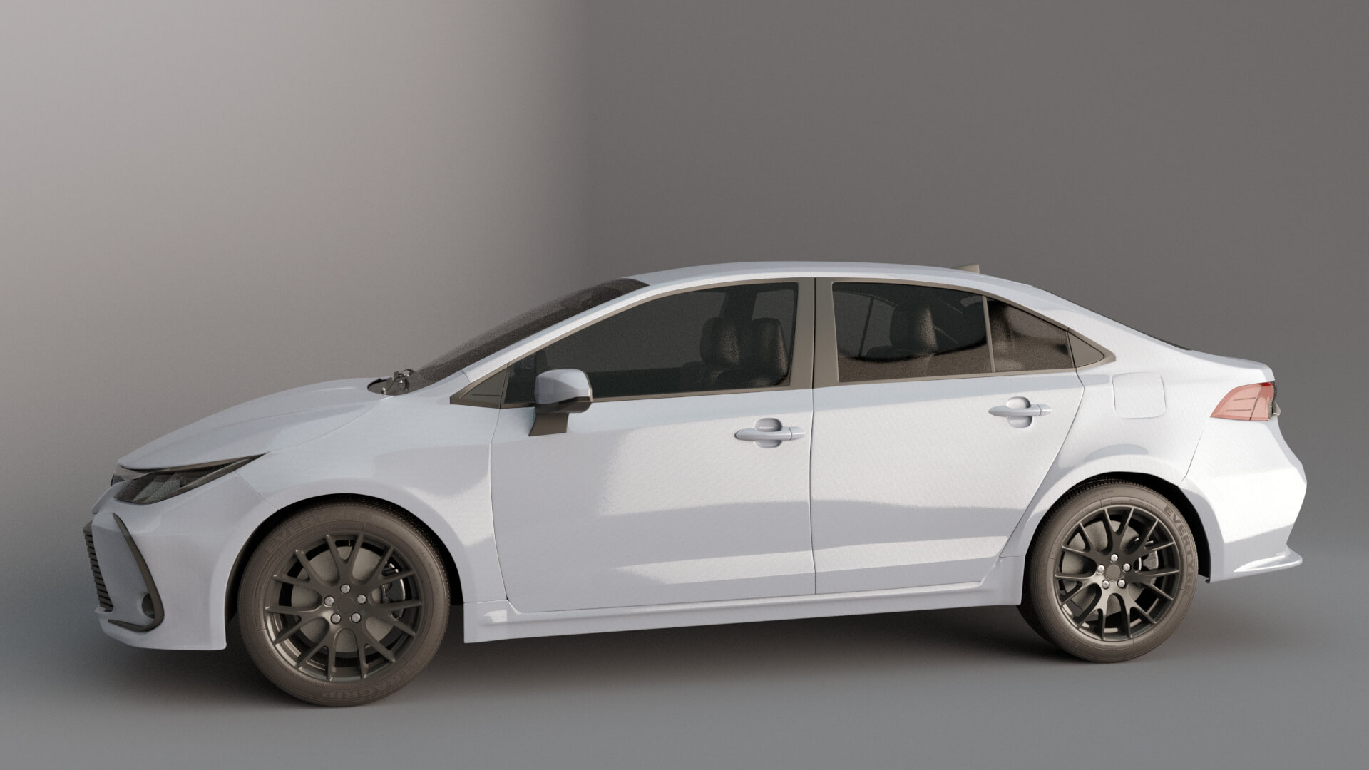 Toyota Corolla Hybrid Car - 3D Model by Malchevsky