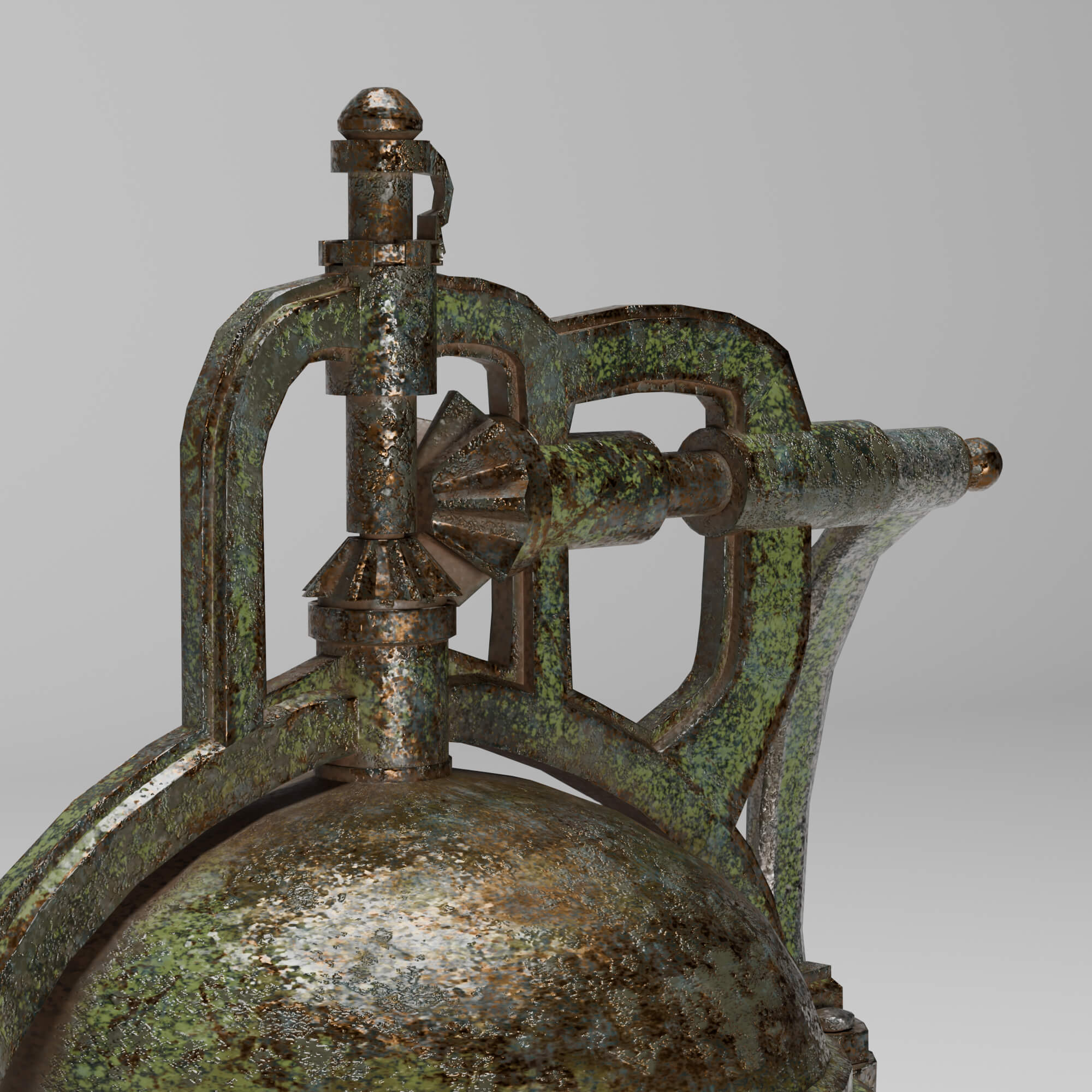 Old Coffee Grinder - 3D Model by Malchevsky
