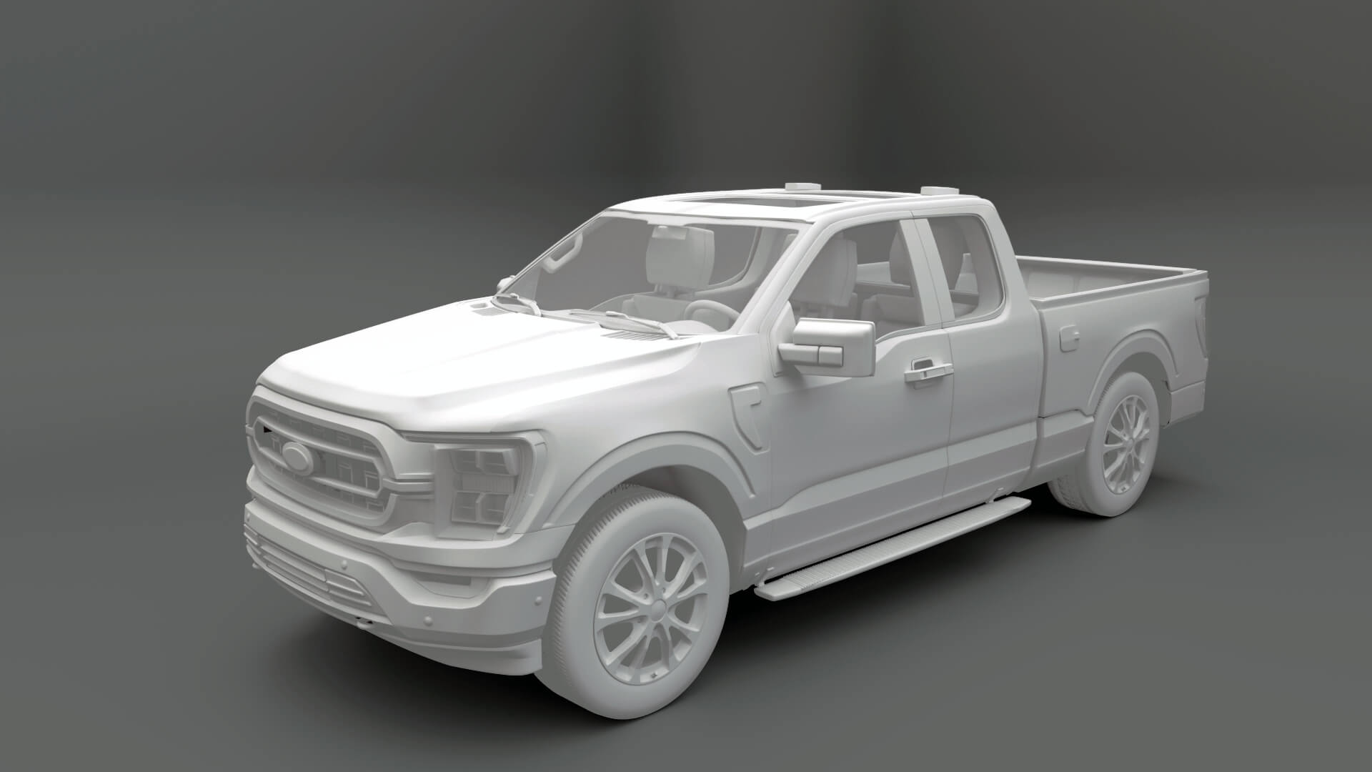 Pickup Truck - 3D Model by Malchevsky