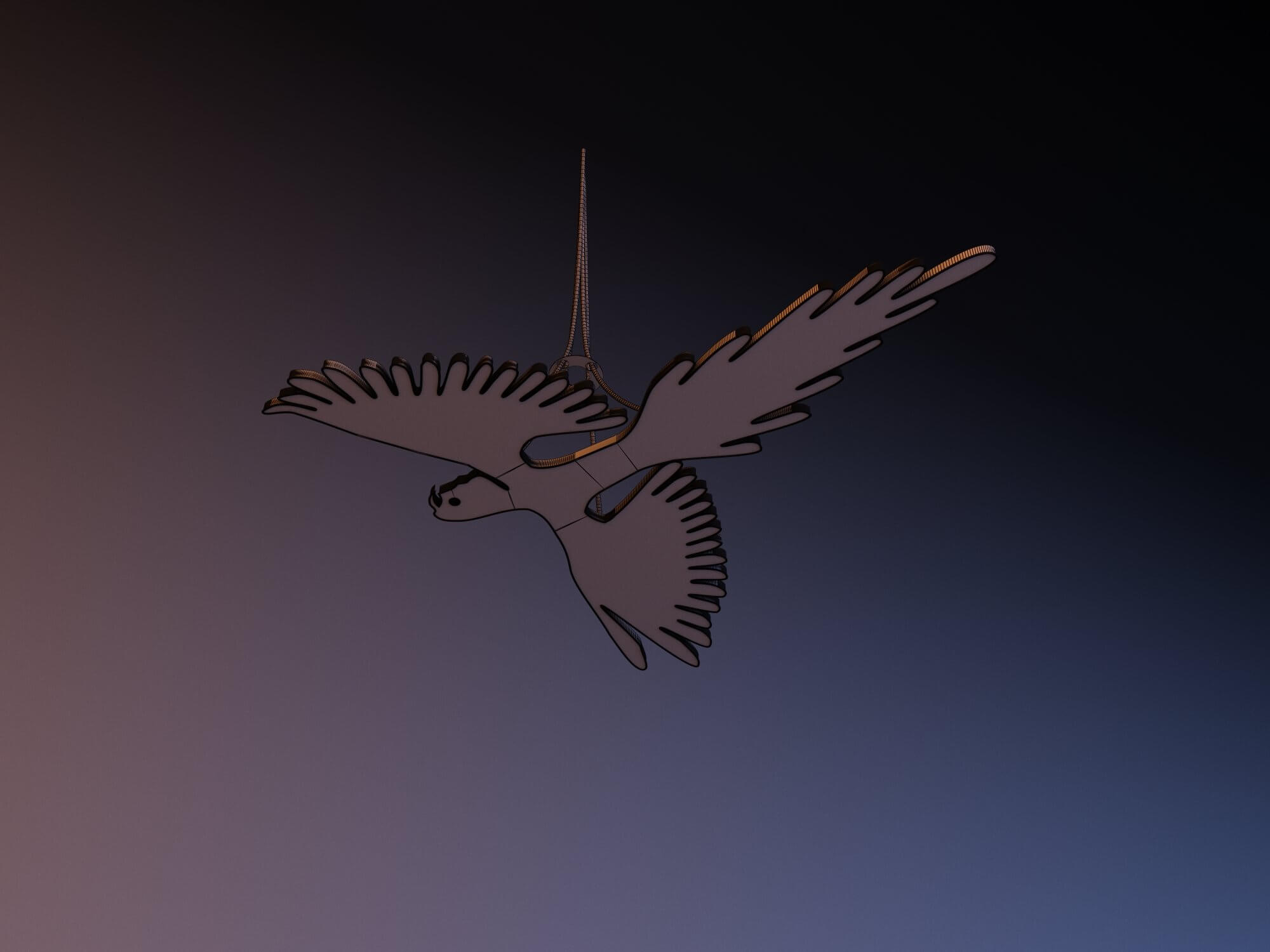 Bird Loft Glow Lamp - 3D Model by malibusan