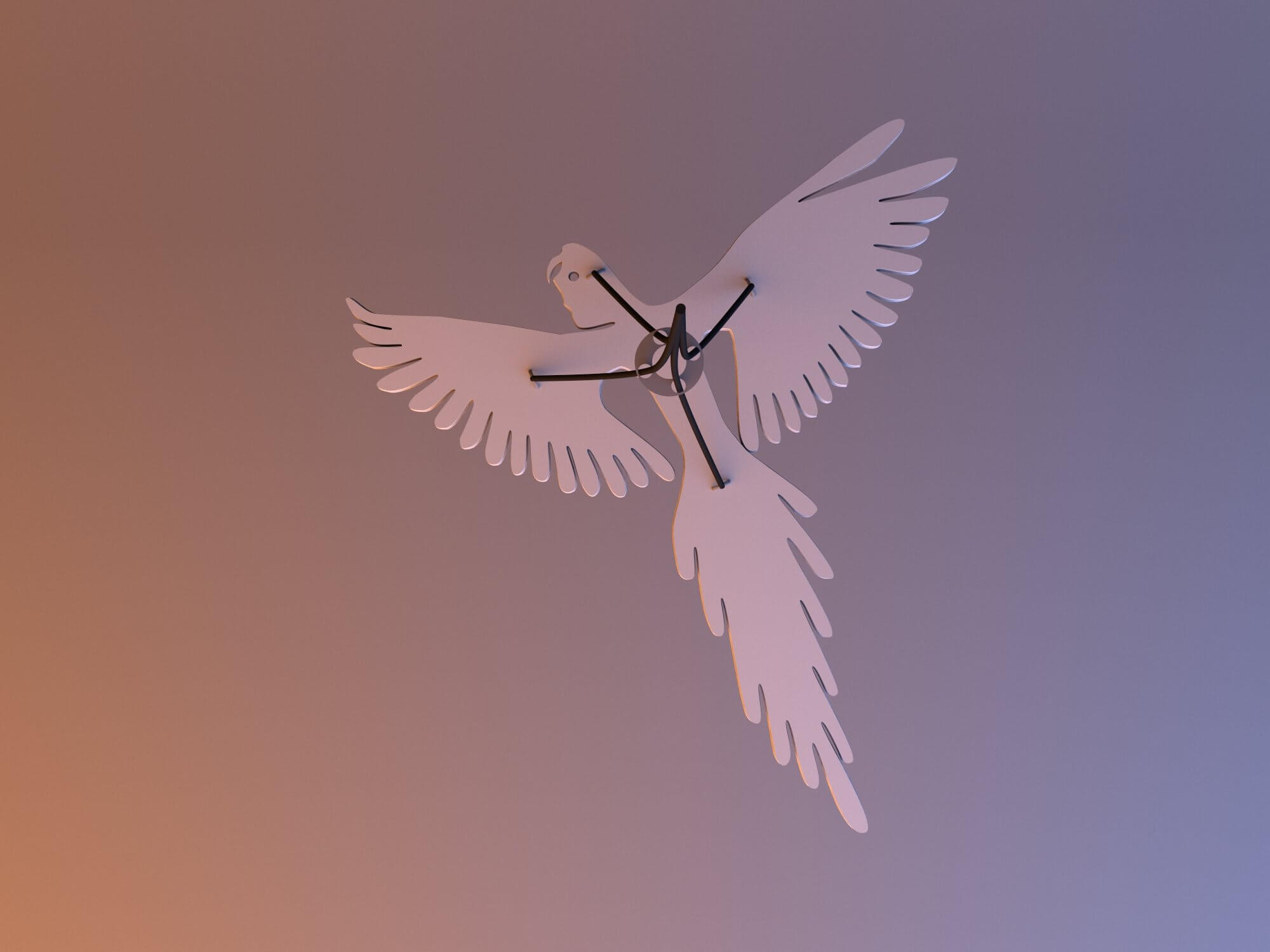 Bird Loft Glow Lamp - 3D Model by malibusan