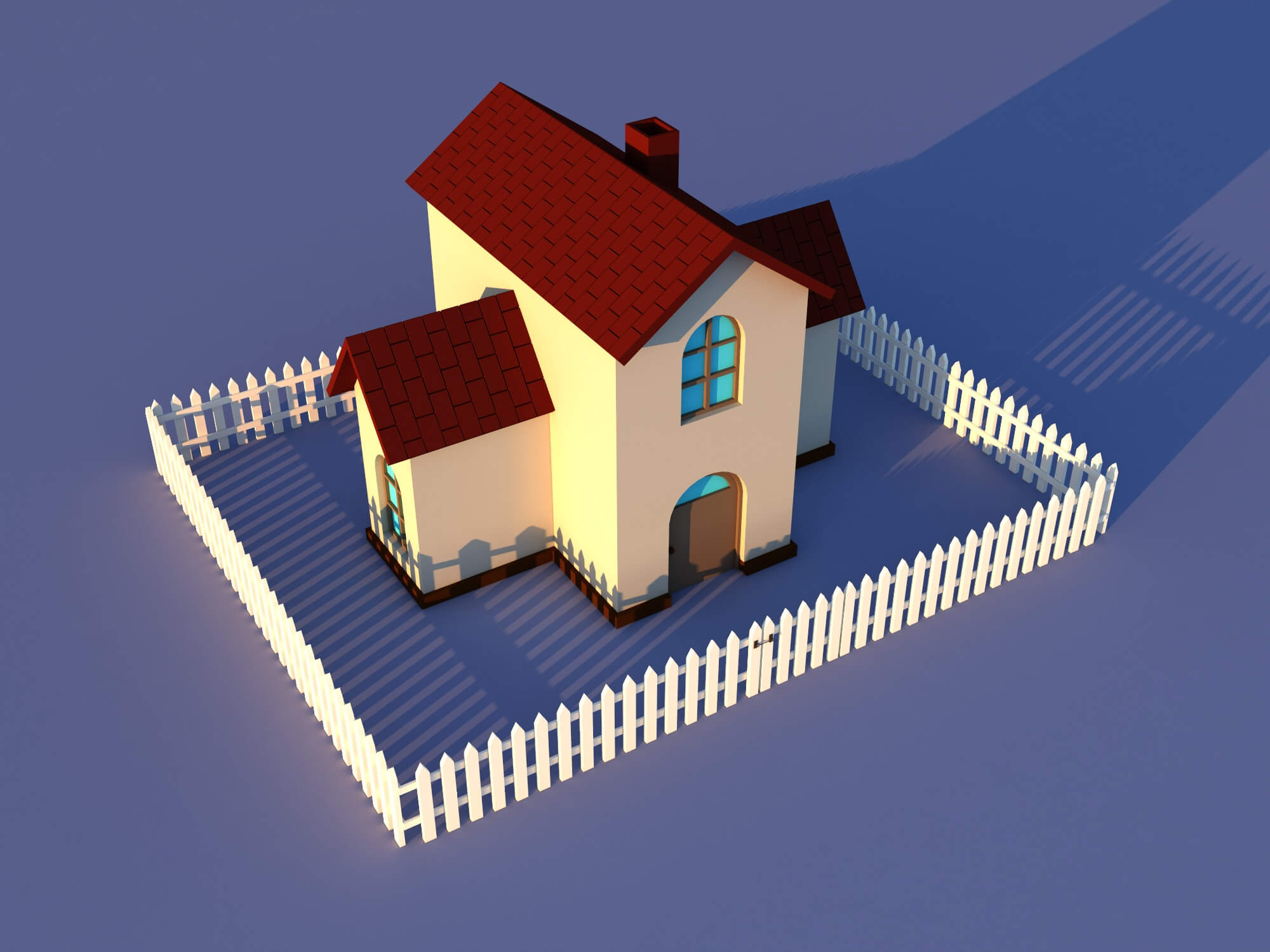 Cute Cartoon Village Collection - 3D Model by malibusan