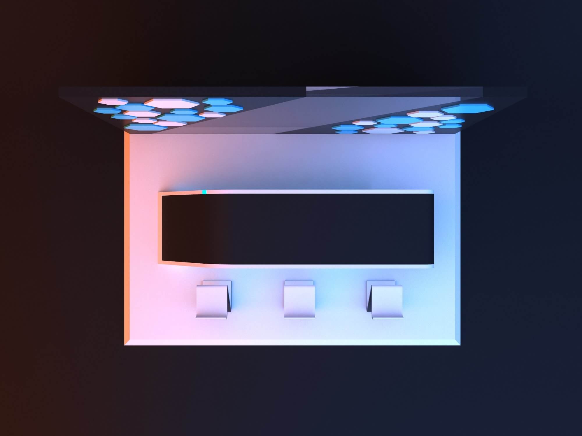 Cyber Loft Reception - 3D Model by malibusan