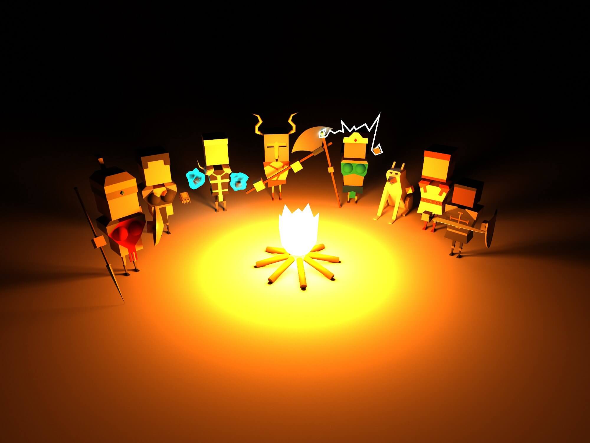 Fantasy Characters Collection - 3D Model by malibusan