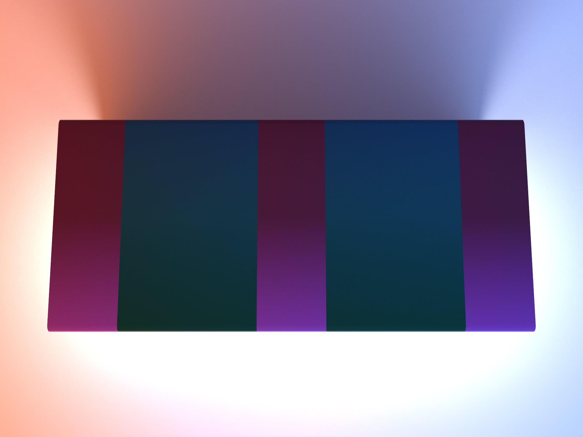 Futuristic Mix Color Bus Stop with Light - 3D Model by malibusan