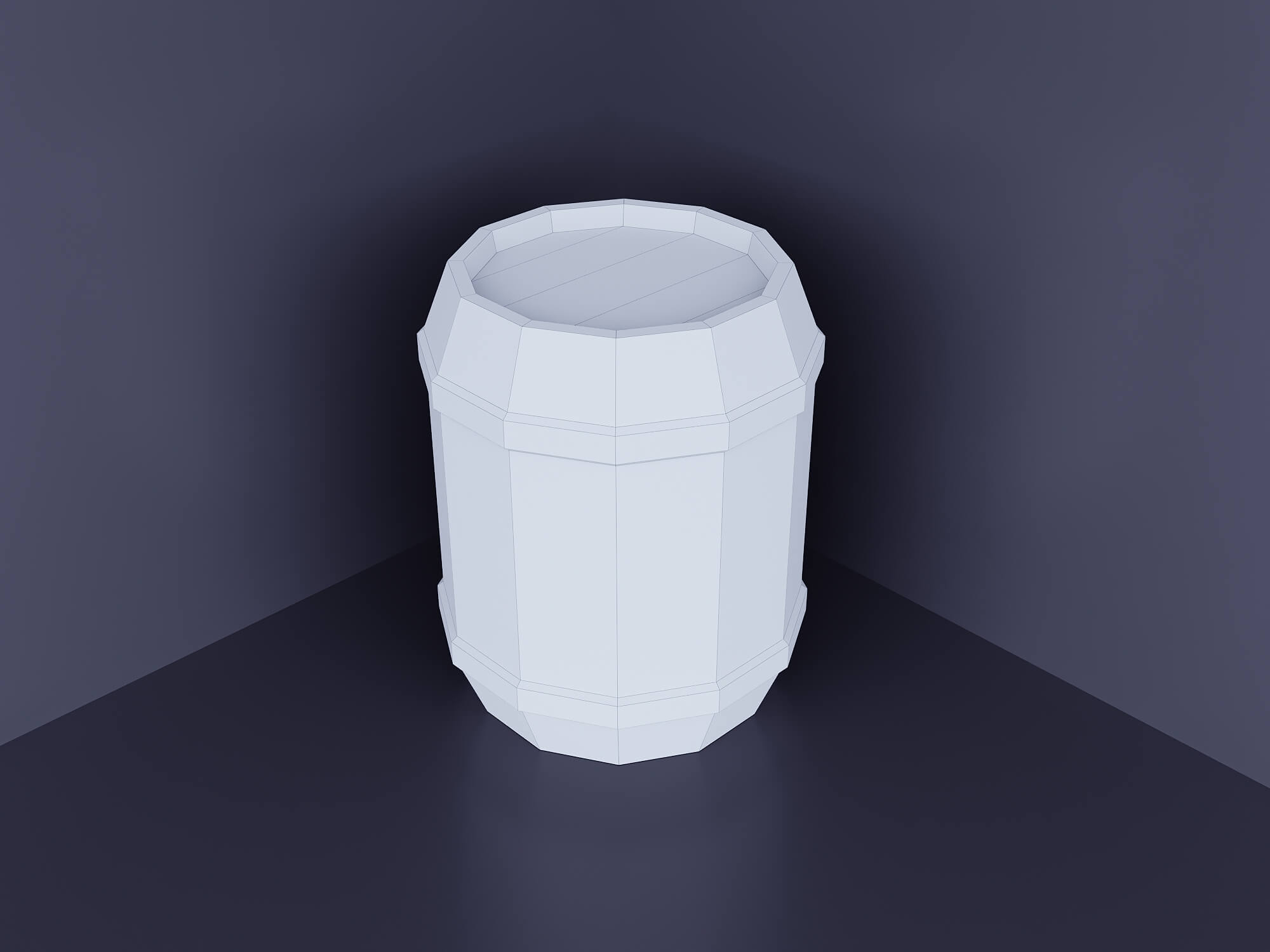 Low Poly Wood Set - 3D Model by malibusan