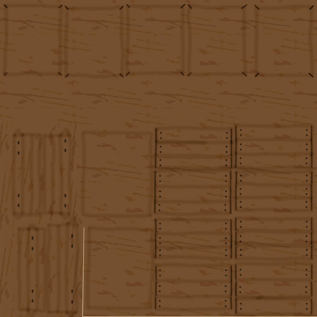 Low Poly Wood Set - 3D Model by malibusan