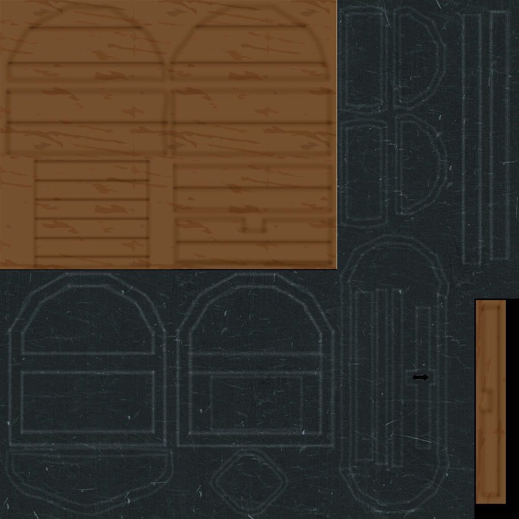 Low Poly Wood Set - 3D Model by malibusan