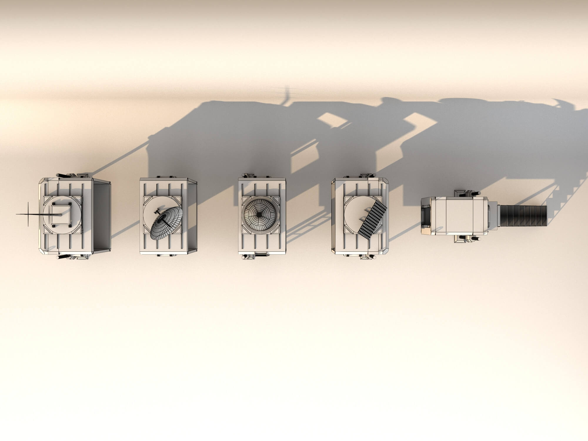 Military Modular Mobile Base - Bunker 3D Model by malibusan