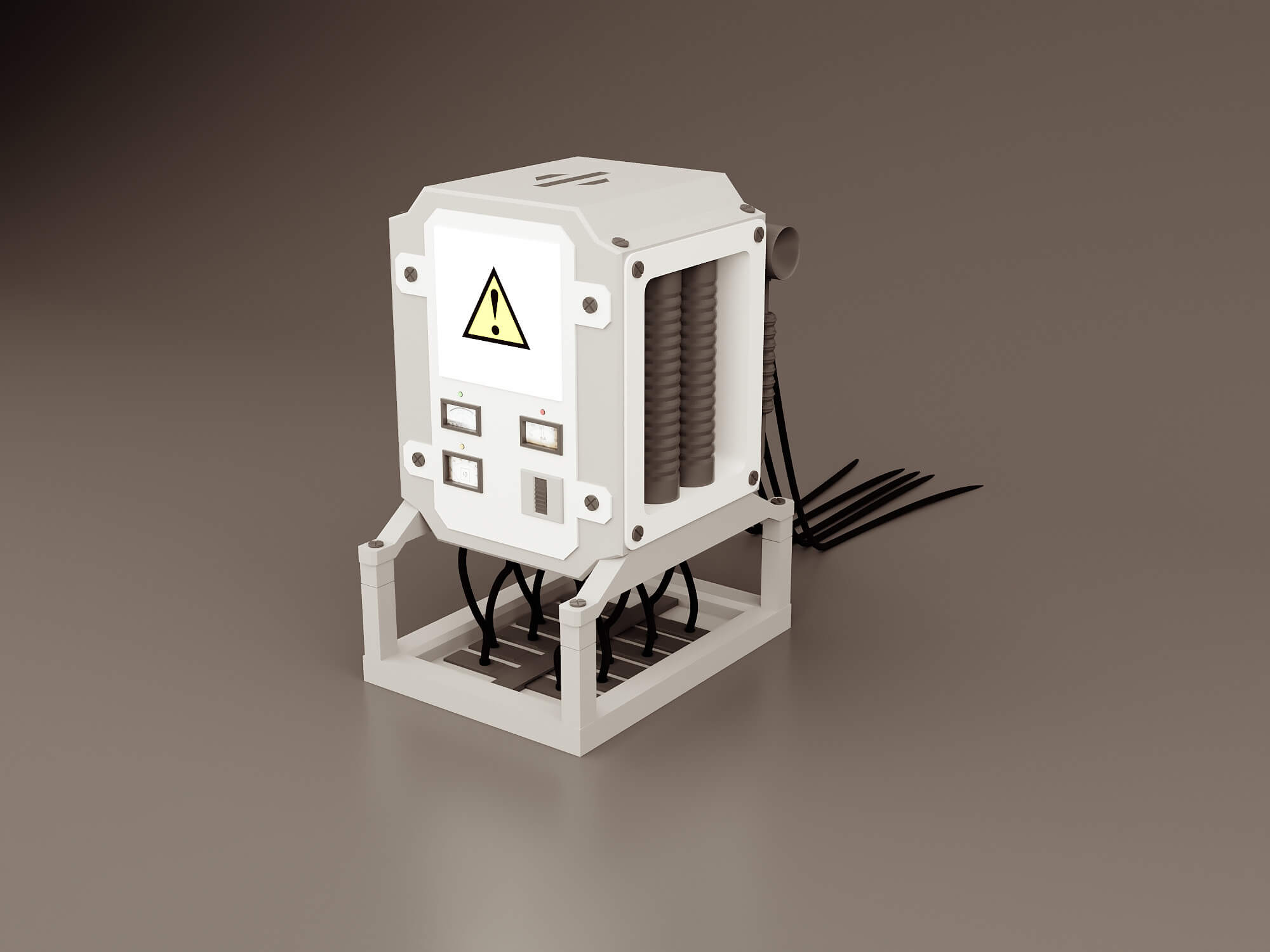 Sci-Fi Retro Control Panel-transformer Project 1 3D Model by malibusan