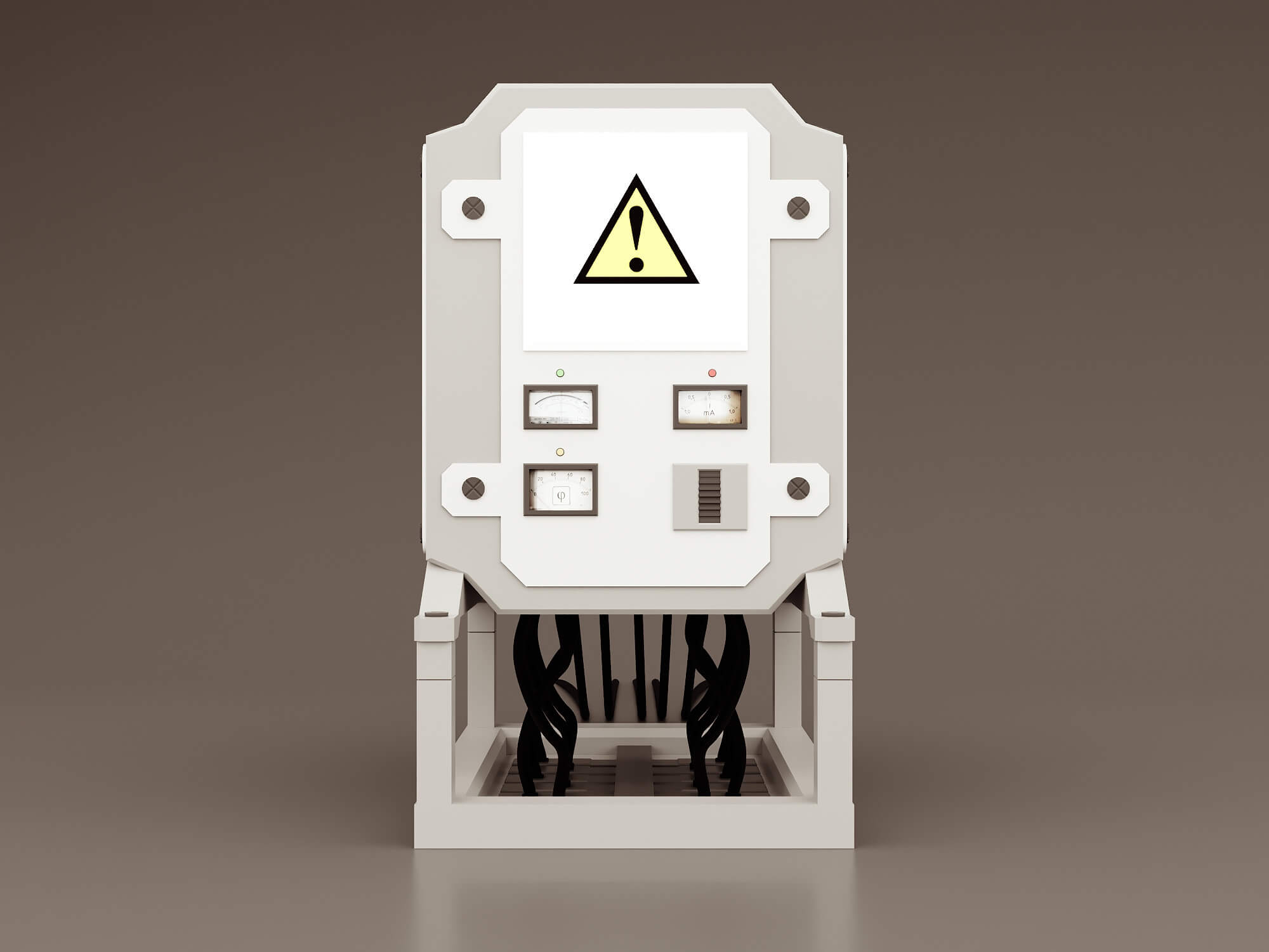 Sci-Fi Retro Control Panel-transformer Project 1 3D Model by malibusan
