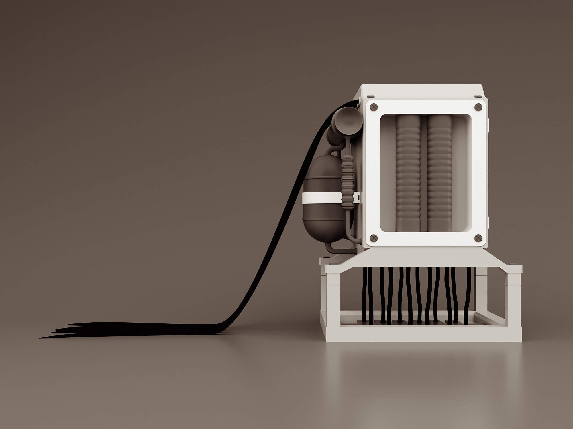 Sci-Fi Retro Control Panel-transformer Project 1 3D Model by malibusan