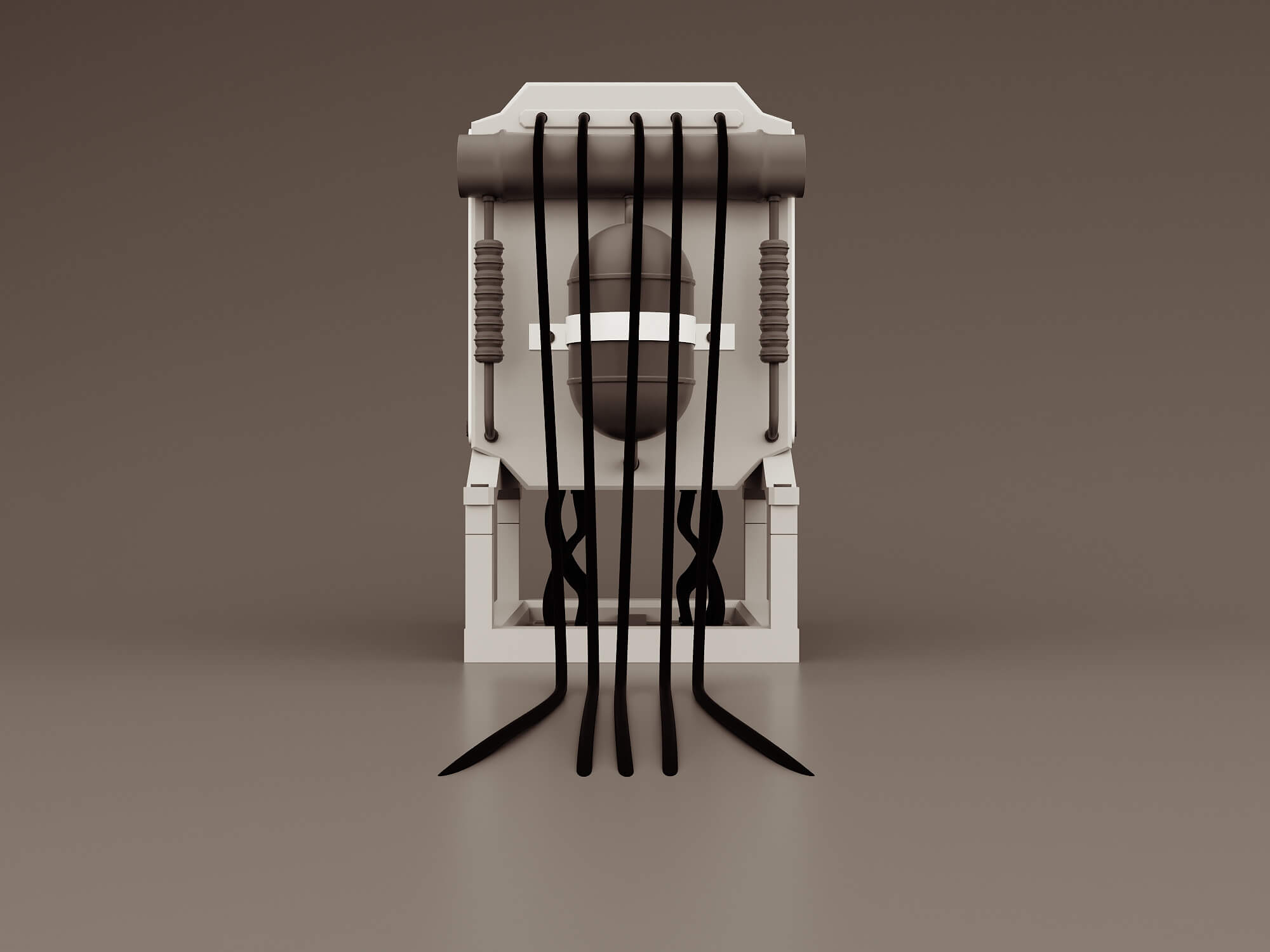 Sci-Fi Retro Control Panel-transformer Project 1 3D Model by malibusan