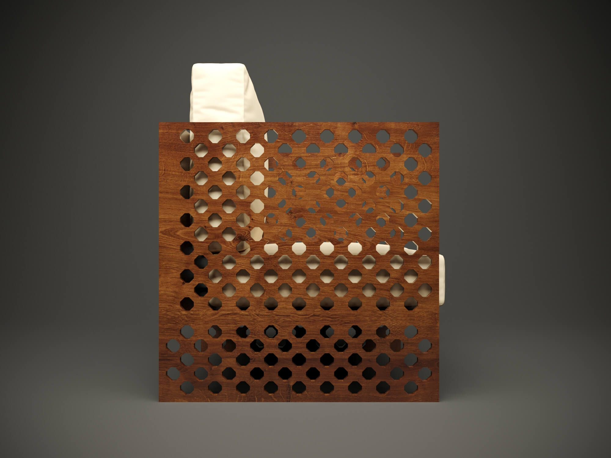 Wood Parametric Chair for CNC Machine - 3D Model by malibusan