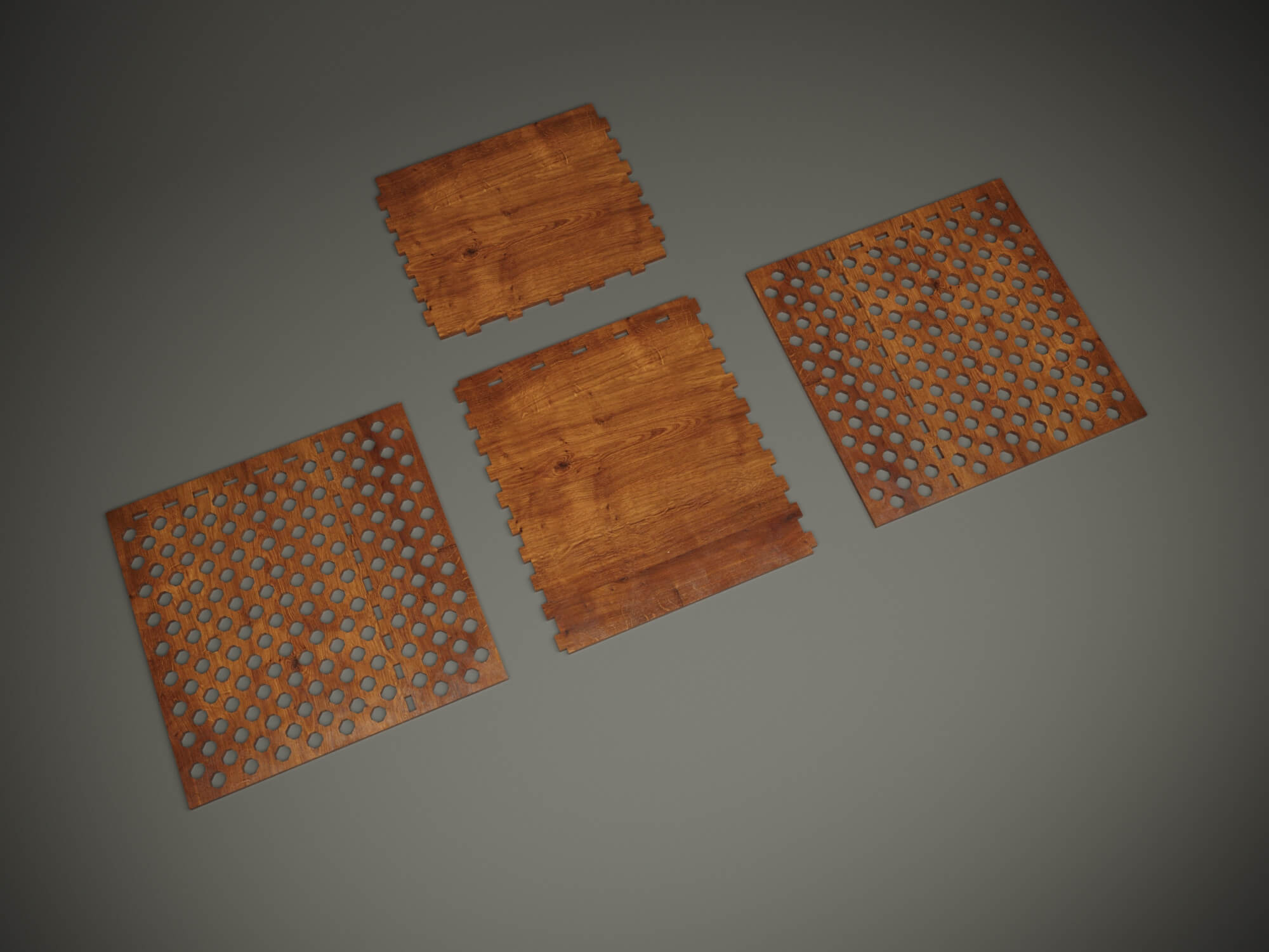 Wood Parametric Chair for CNC Machine - 3D Model by malibusan