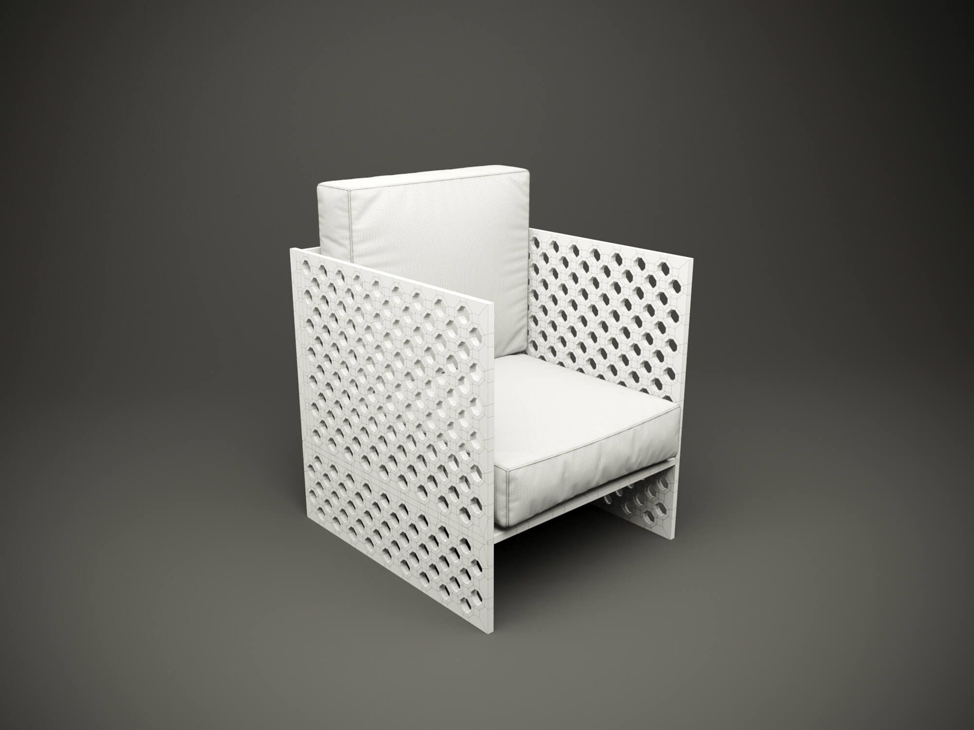 Wood Parametric Chair for CNC Machine - 3D Model by malibusan