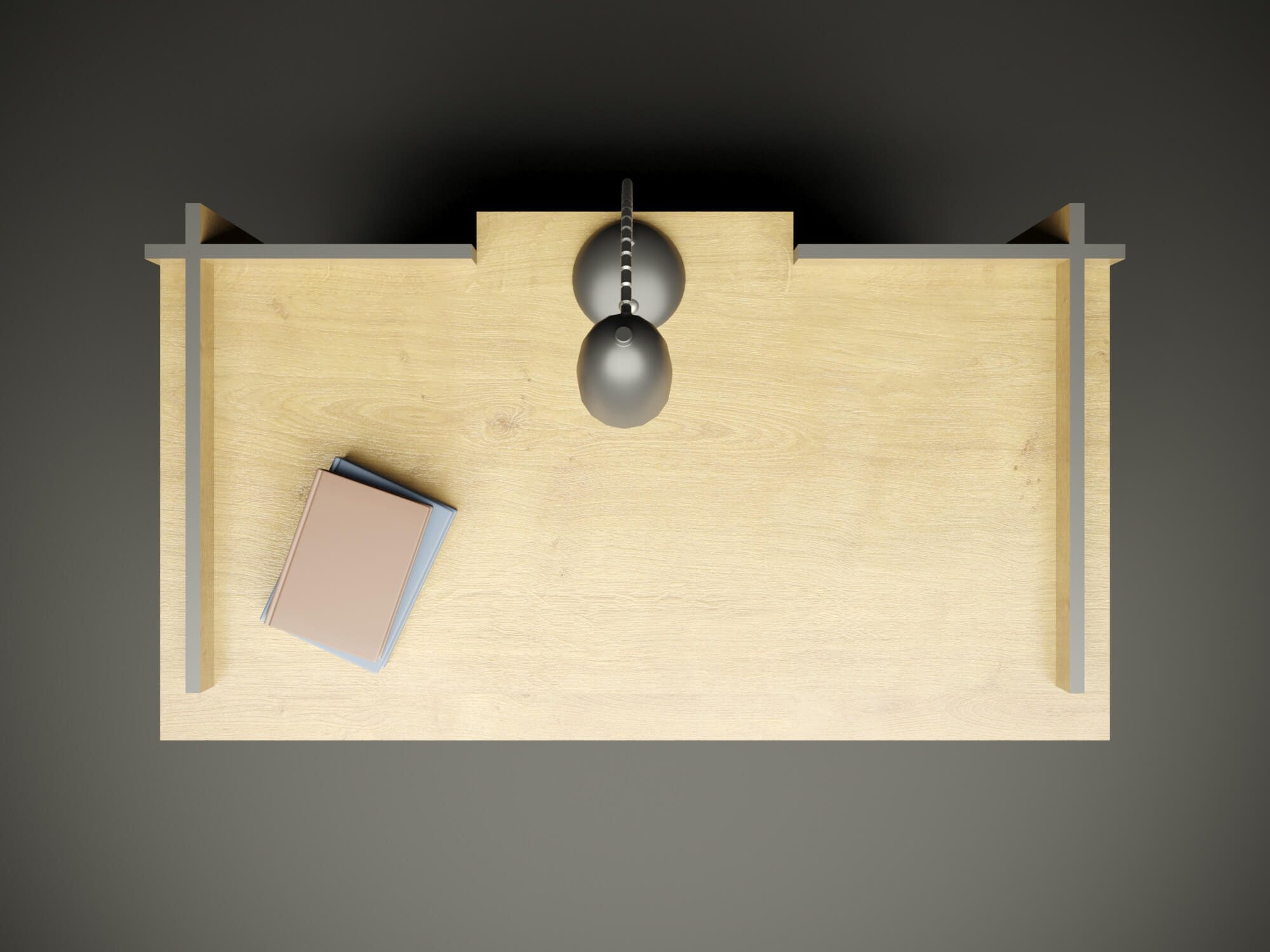 Wood Parametric Craft Table for CNC Machine - 3D Model by malibusan