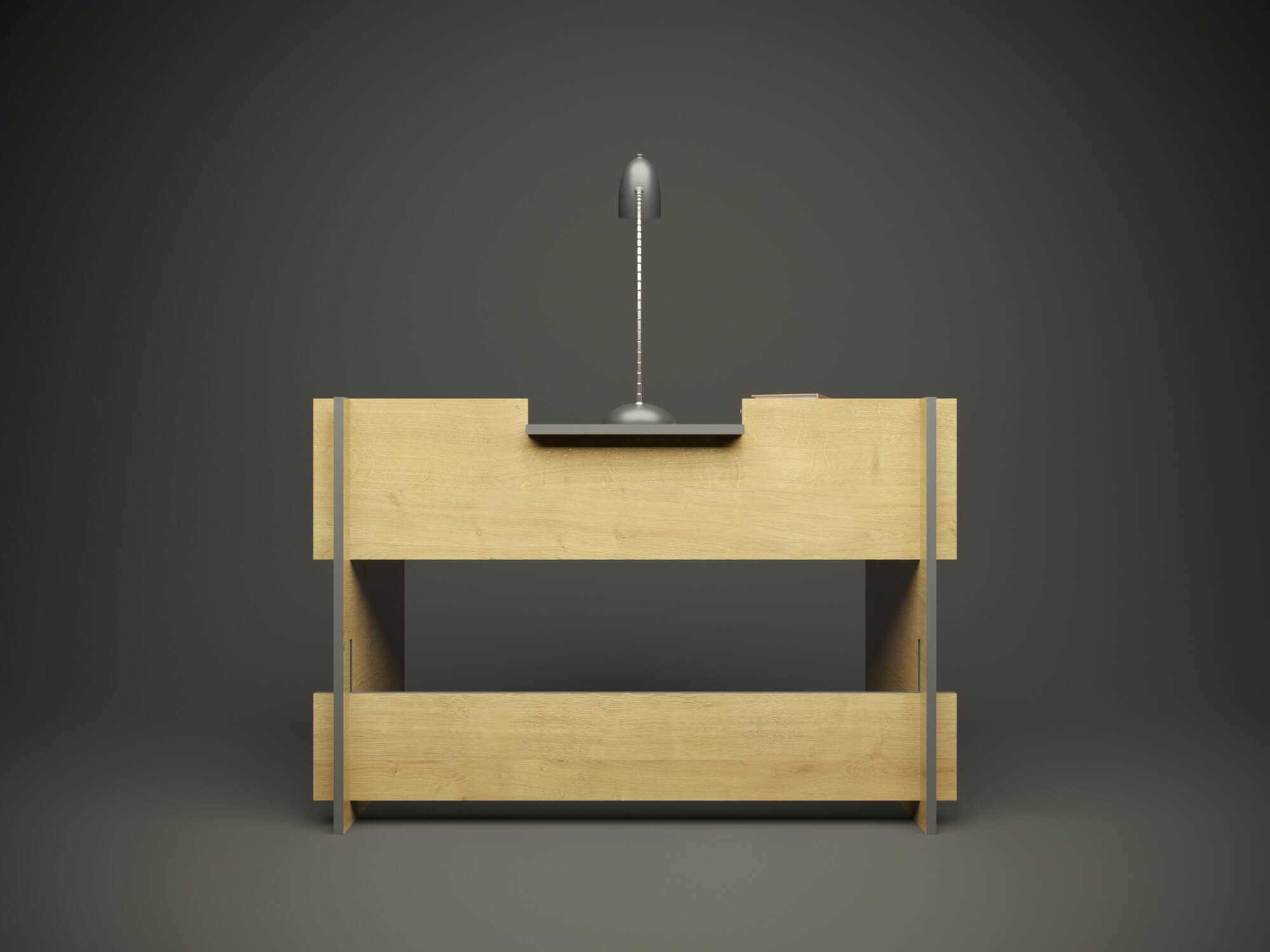 Wood Parametric Craft Table for CNC Machine - 3D Model by malibusan