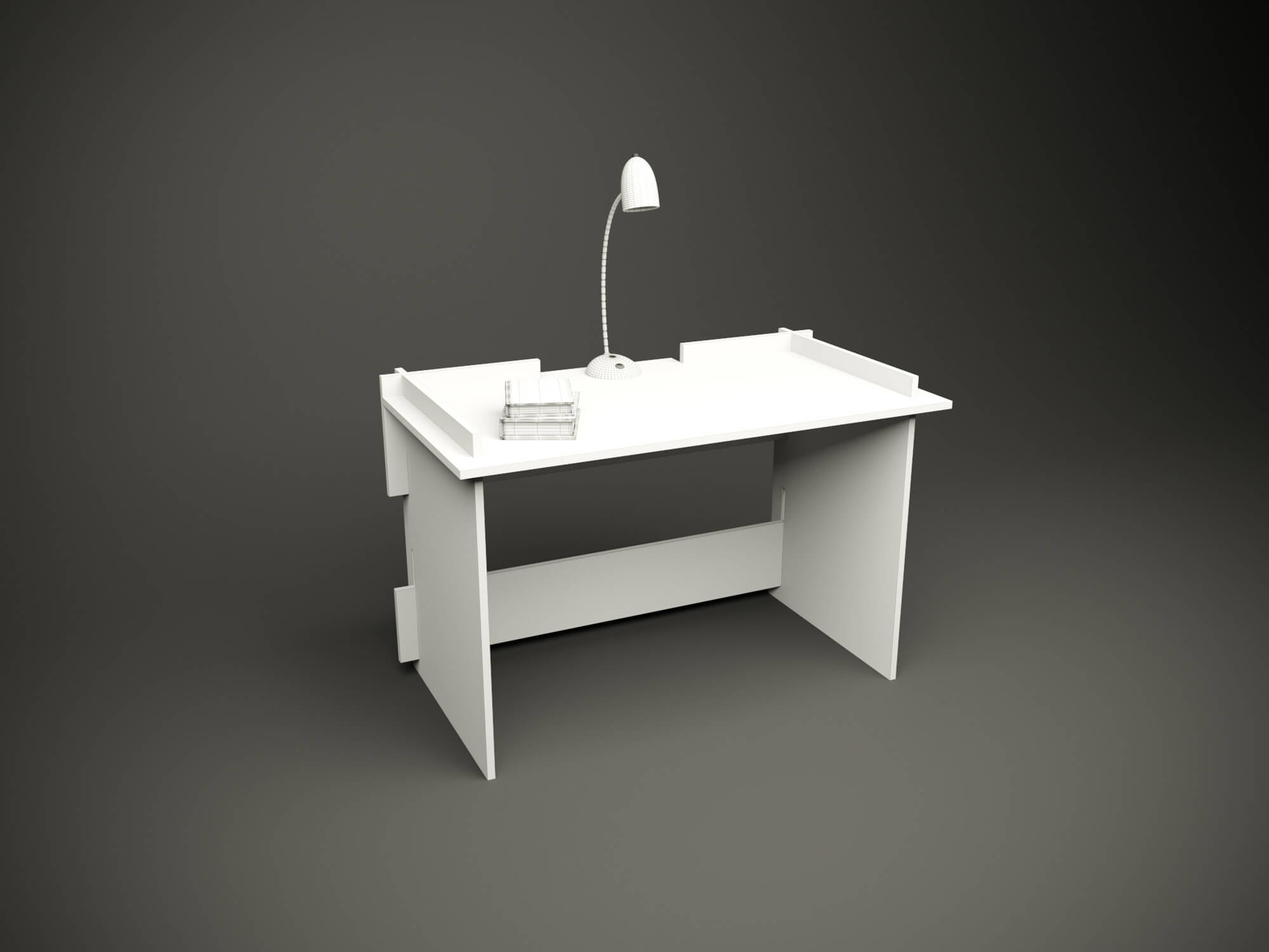 Wood Parametric Craft Table for CNC Machine - 3D Model by malibusan