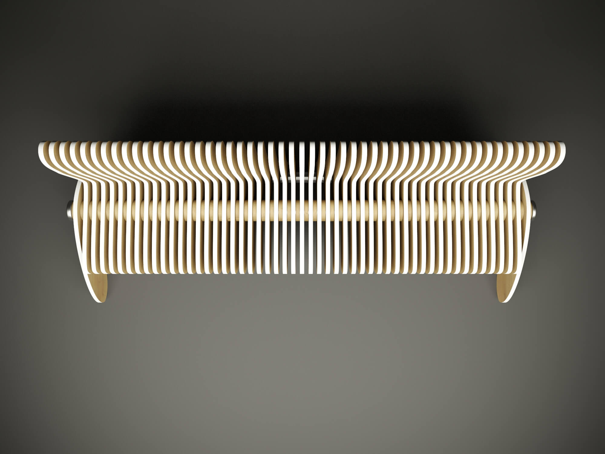 Wood Parametric Multi Function Bench for CNC Machine - 3D Model by ...