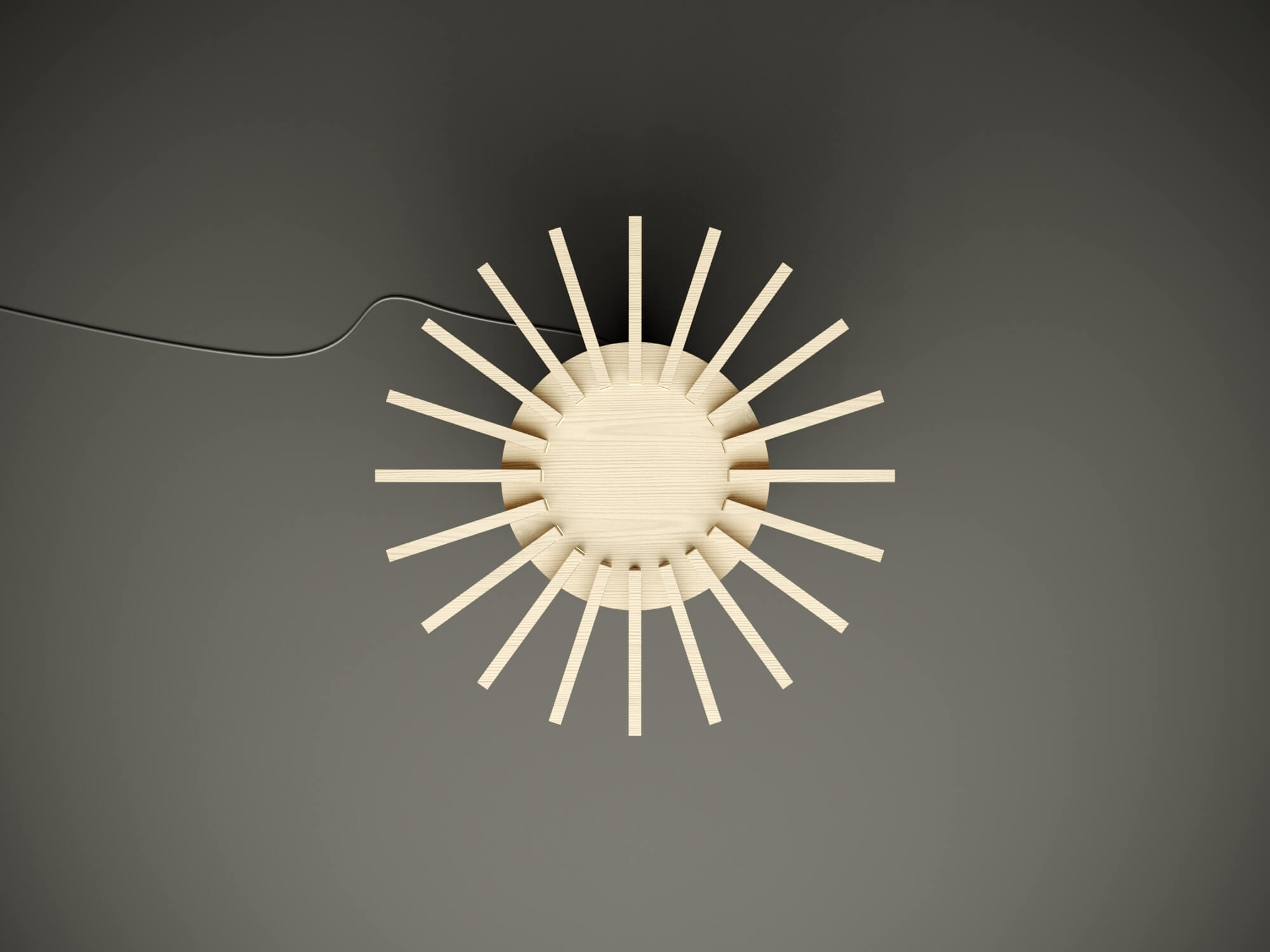 Wood Parametric Table Lamp for CNC Machine - 3D Model by malibusan