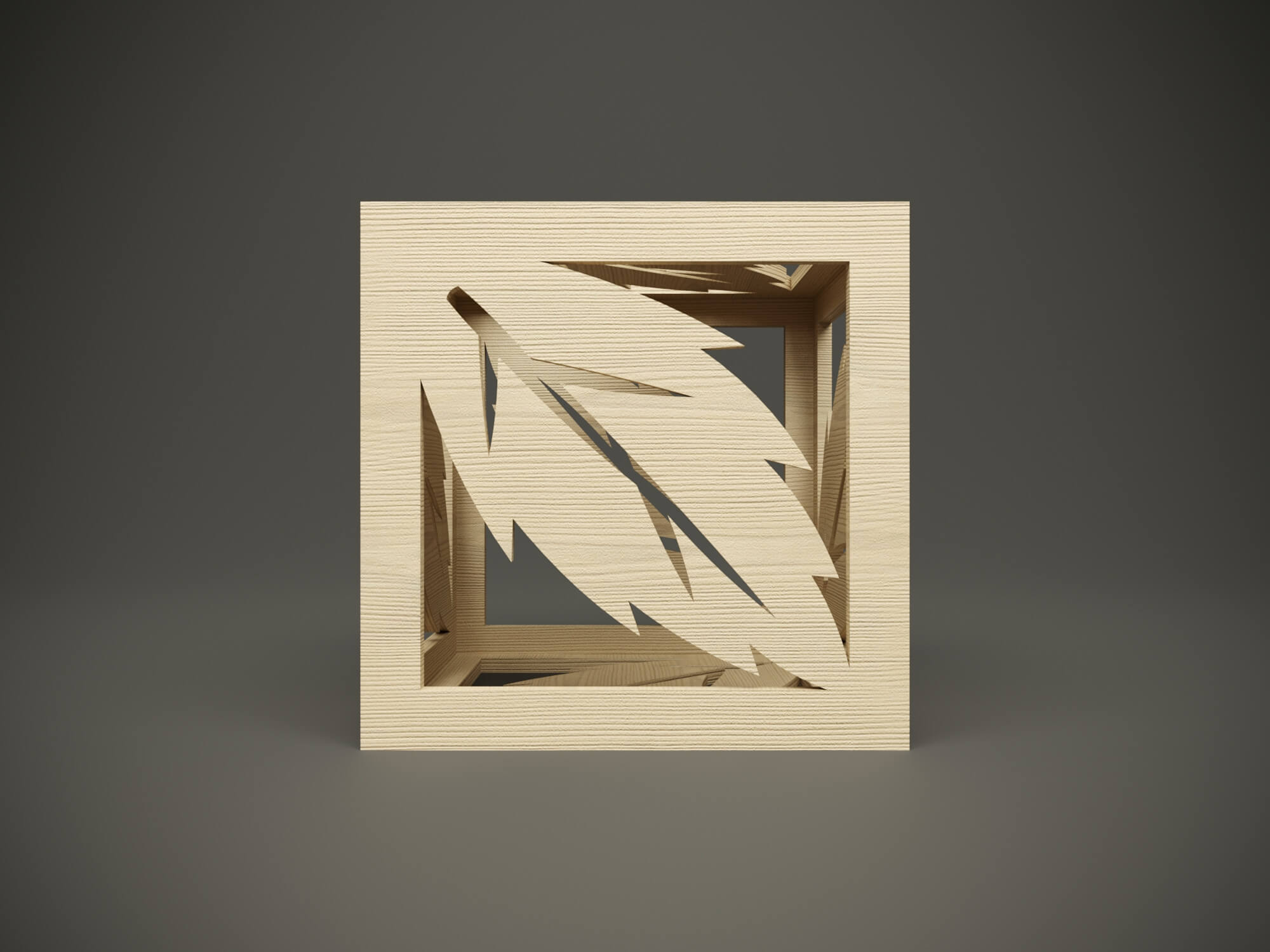 Wood Plywood Decor for CNC Machine - 3D Model by malibusan