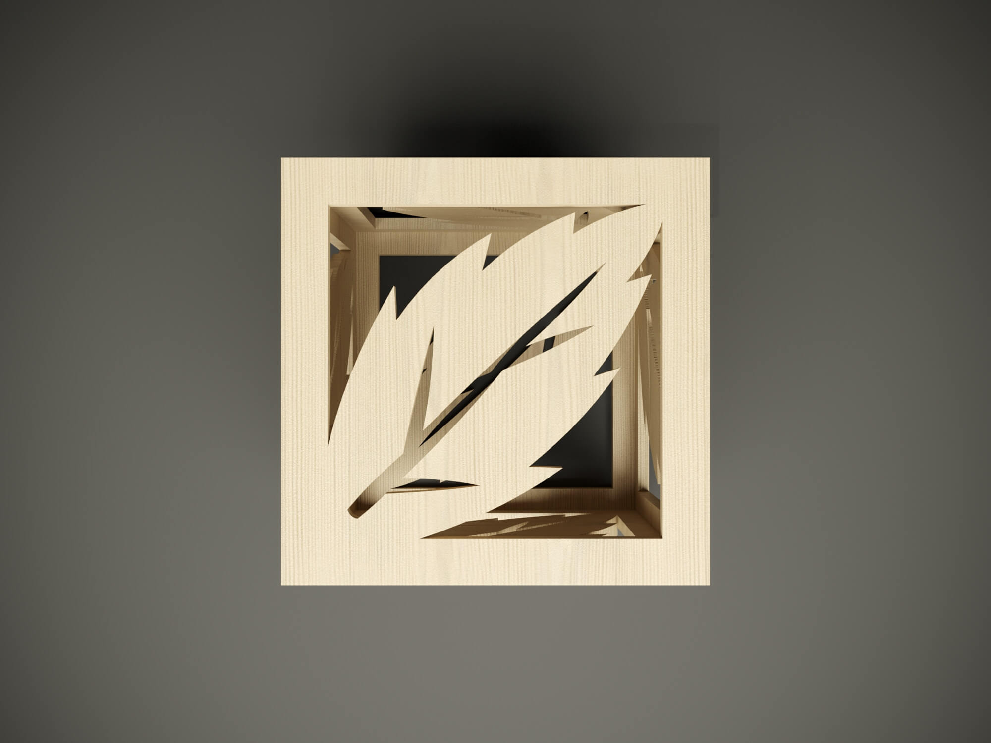 Wood Plywood Decor for CNC Machine - 3D Model by malibusan