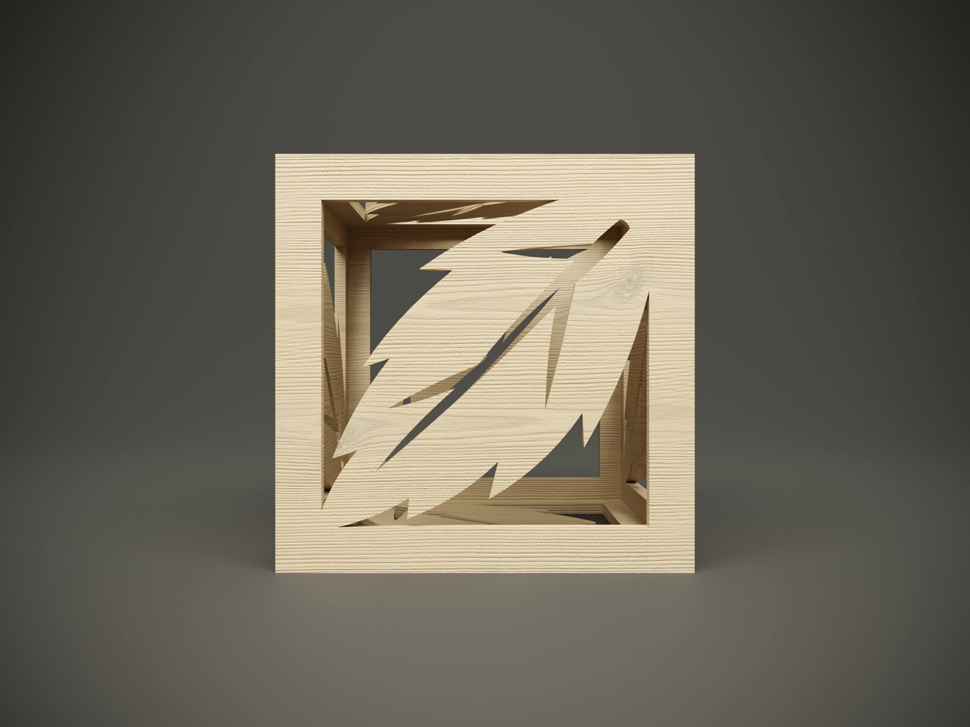 Wood Plywood Decor for CNC Machine - 3D Model by malibusan