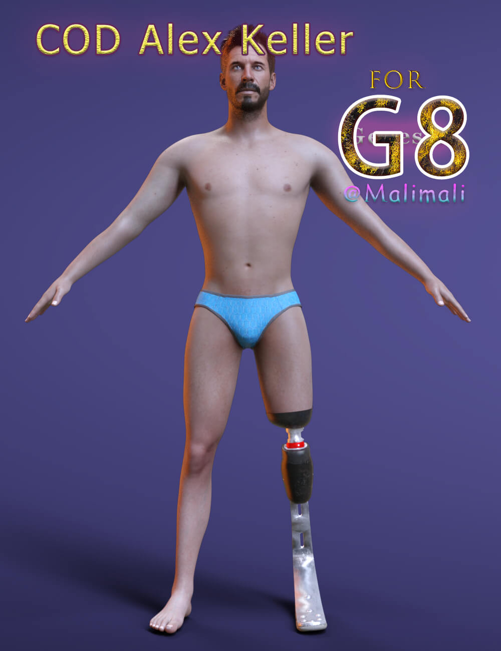 COD Alex Keller for G8M - Daz Content by malimali