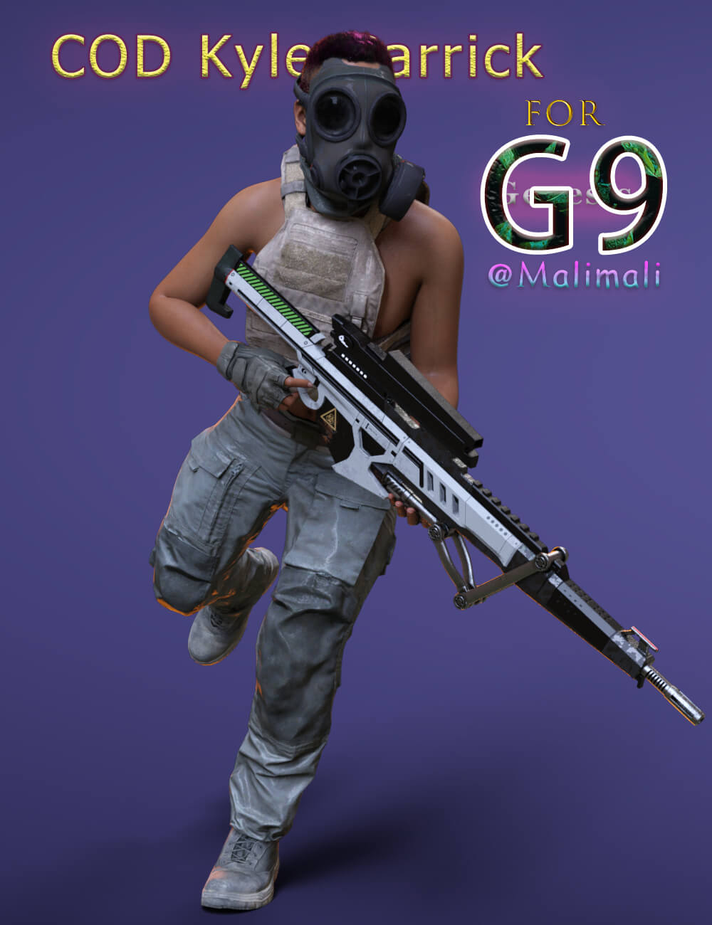 COD Kyle Garrick Bundle for G9 - Daz Content by malimali
