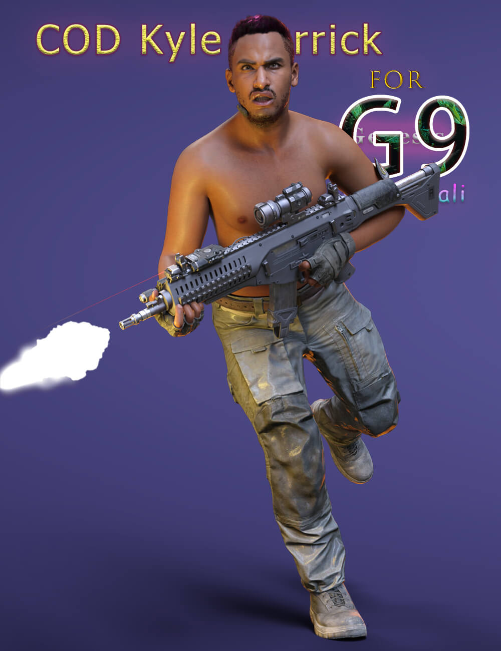 COD Kyle Garrick Bundle for G9 - Daz Content by malimali