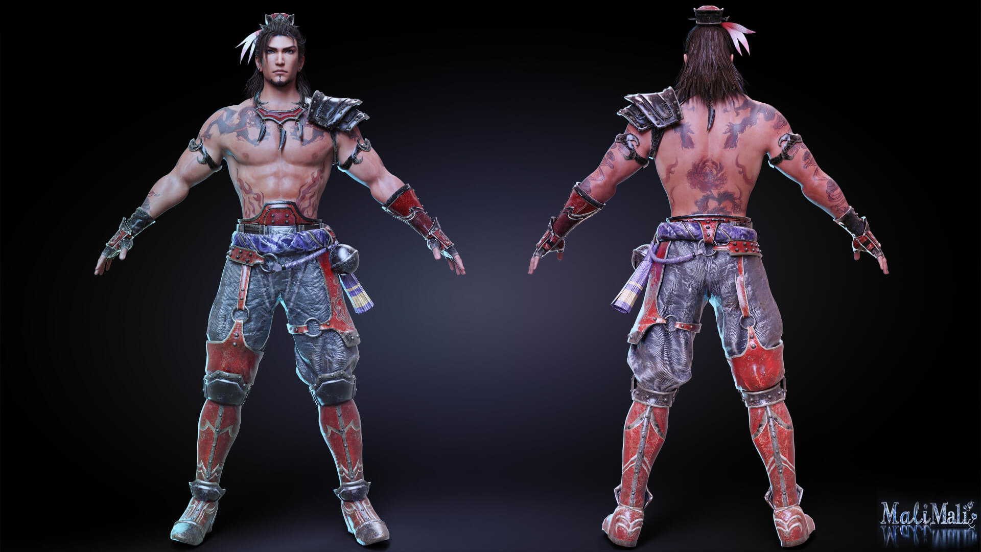 Dynasty Warriors Gan Ning for G9 by malimali | RenderHub Wallpapers